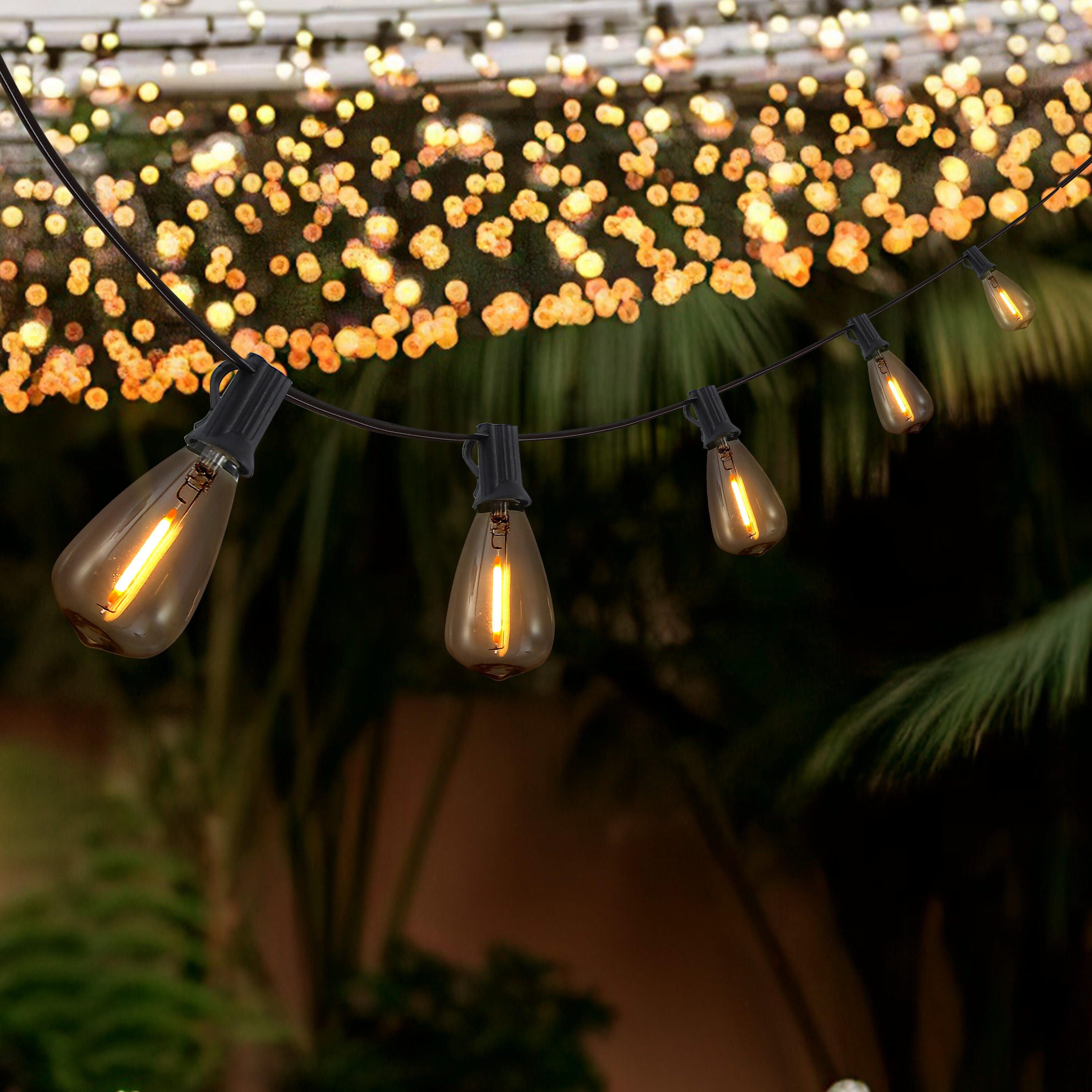 Click here for JONATHAN Y Outdoor String Lights  Black prices