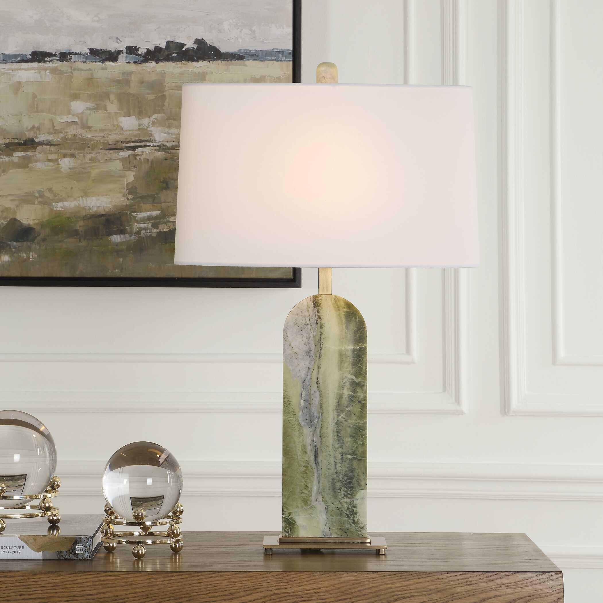 Click here for Uttermost Moorea Table Lamp  Green prices