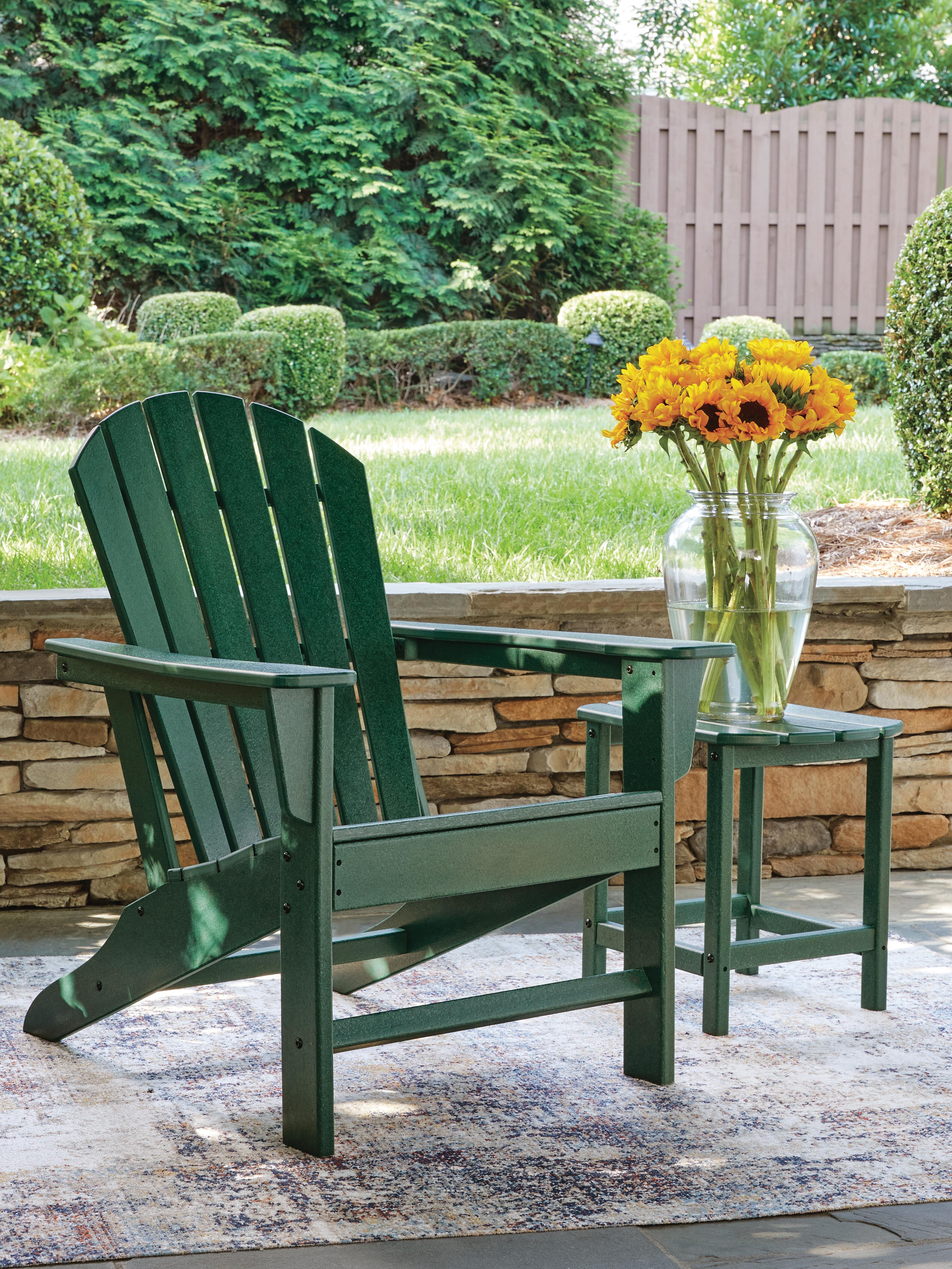 Click here for Sundown Treasure Adirondack Chair with End table... prices
