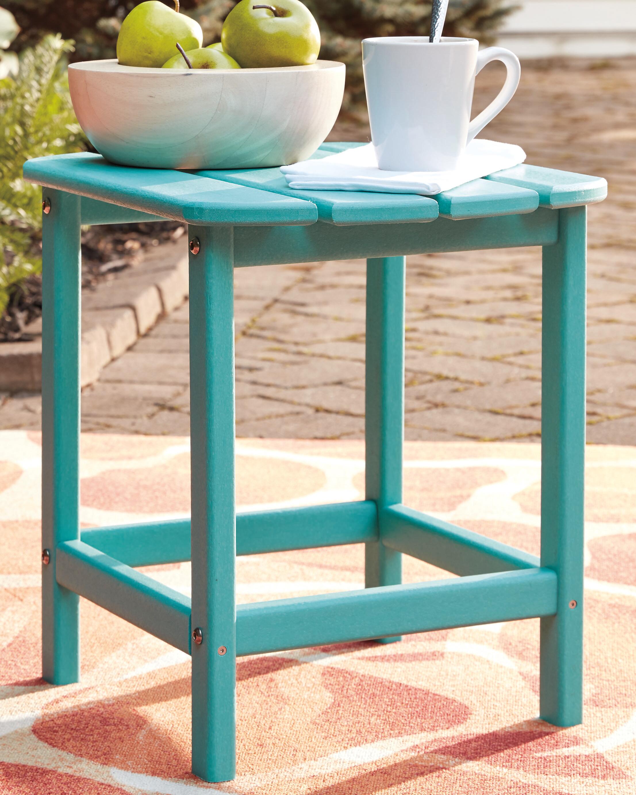 Click here for Sundown Treasure Outdoor End Table   Turquoise prices