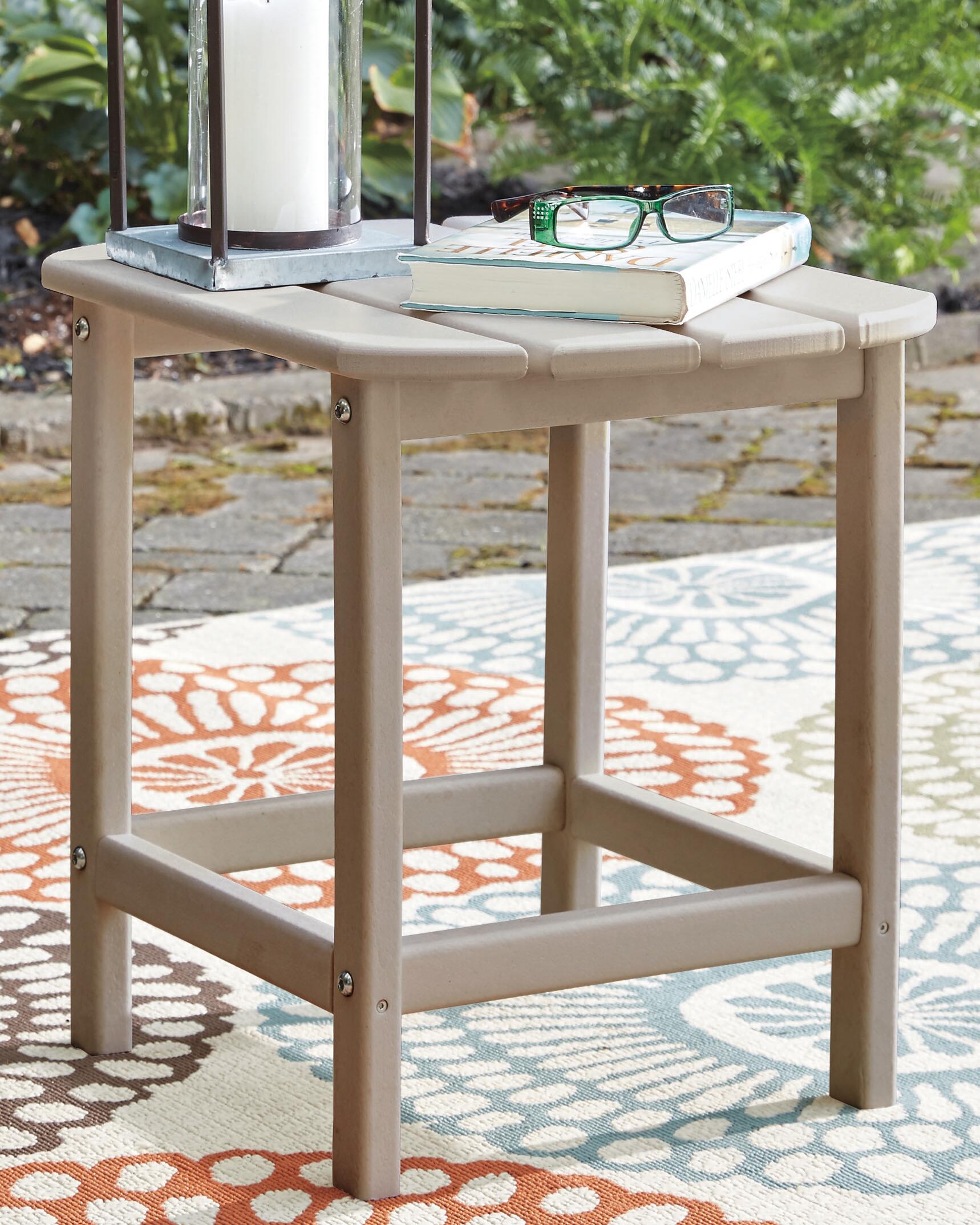 Click here for Sundown Treasure Outdoor End Table   Driftwood prices