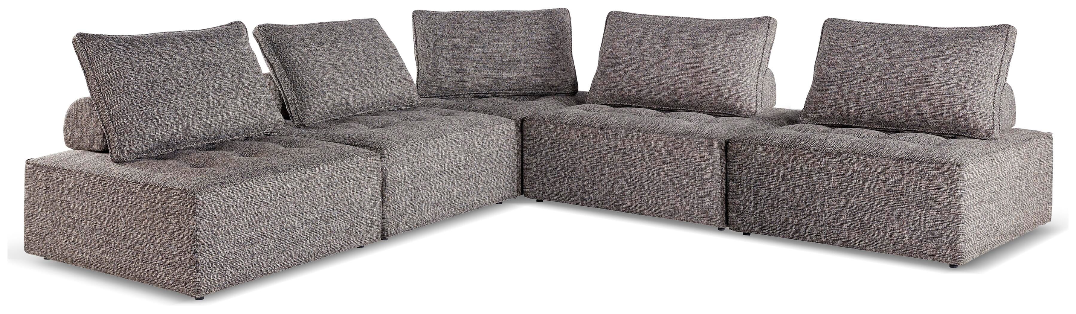 Click here for Bree Zee 5-Piece Outdoor Modular Seating  Brown prices