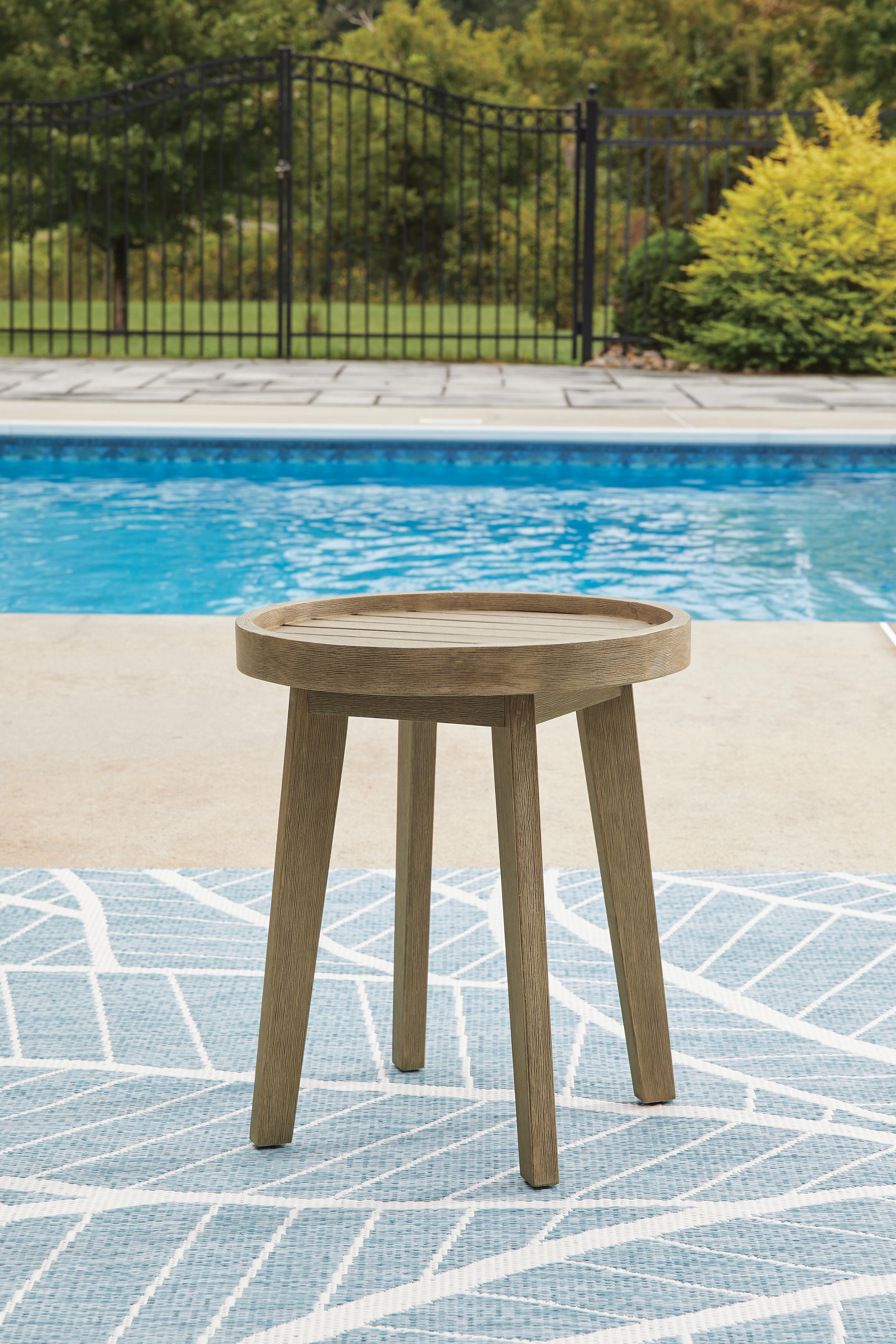 Click here for Bradstreet Bay Outdoor End Table  Beige prices