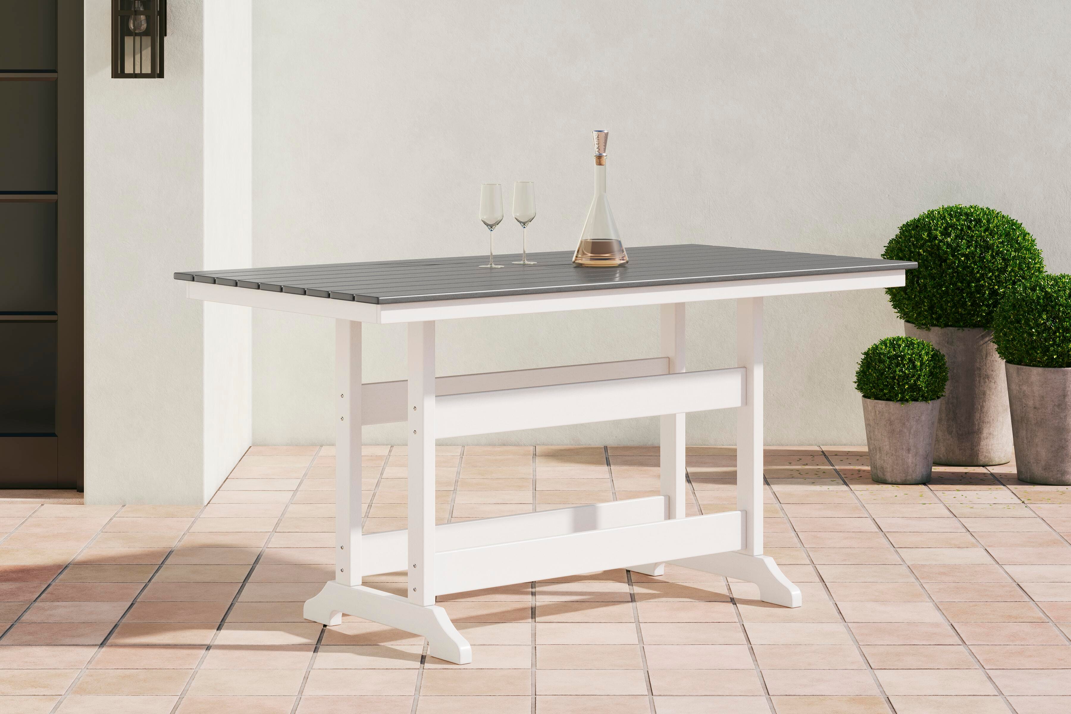 Click here for Transville Outdoor Counter Height Dining Table  Gr... prices