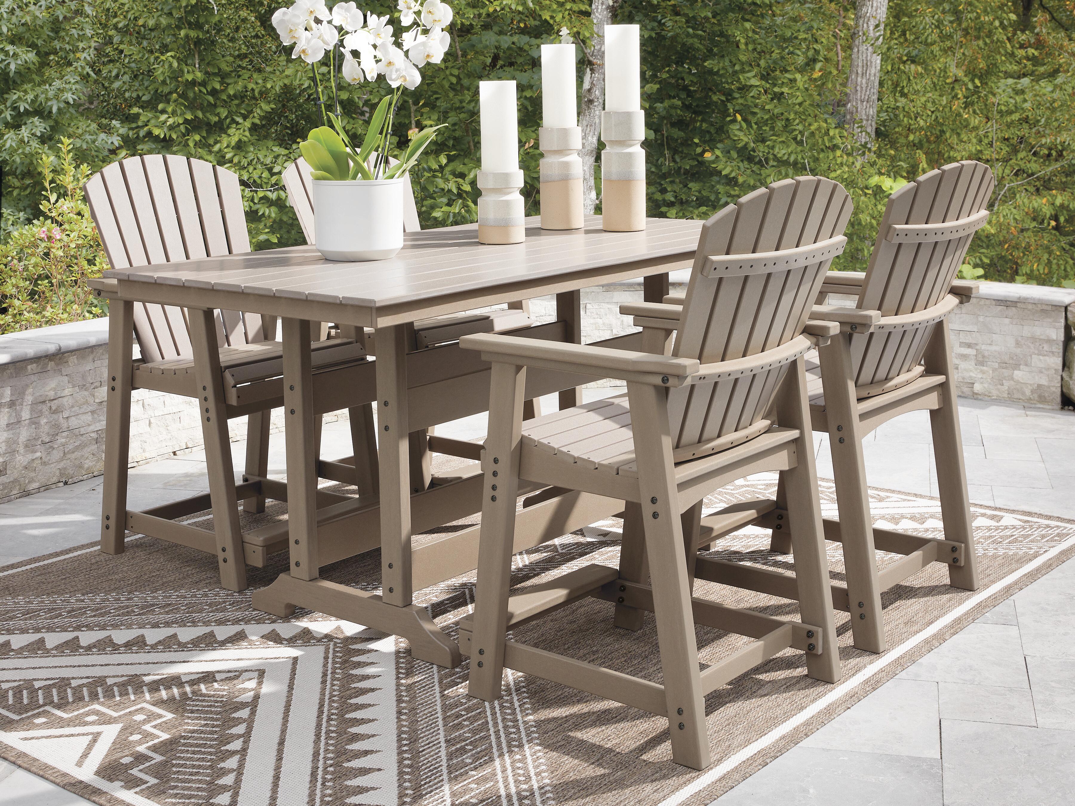 Click here for Sandy Dune Outdoor Counter Height Dining Table and... prices