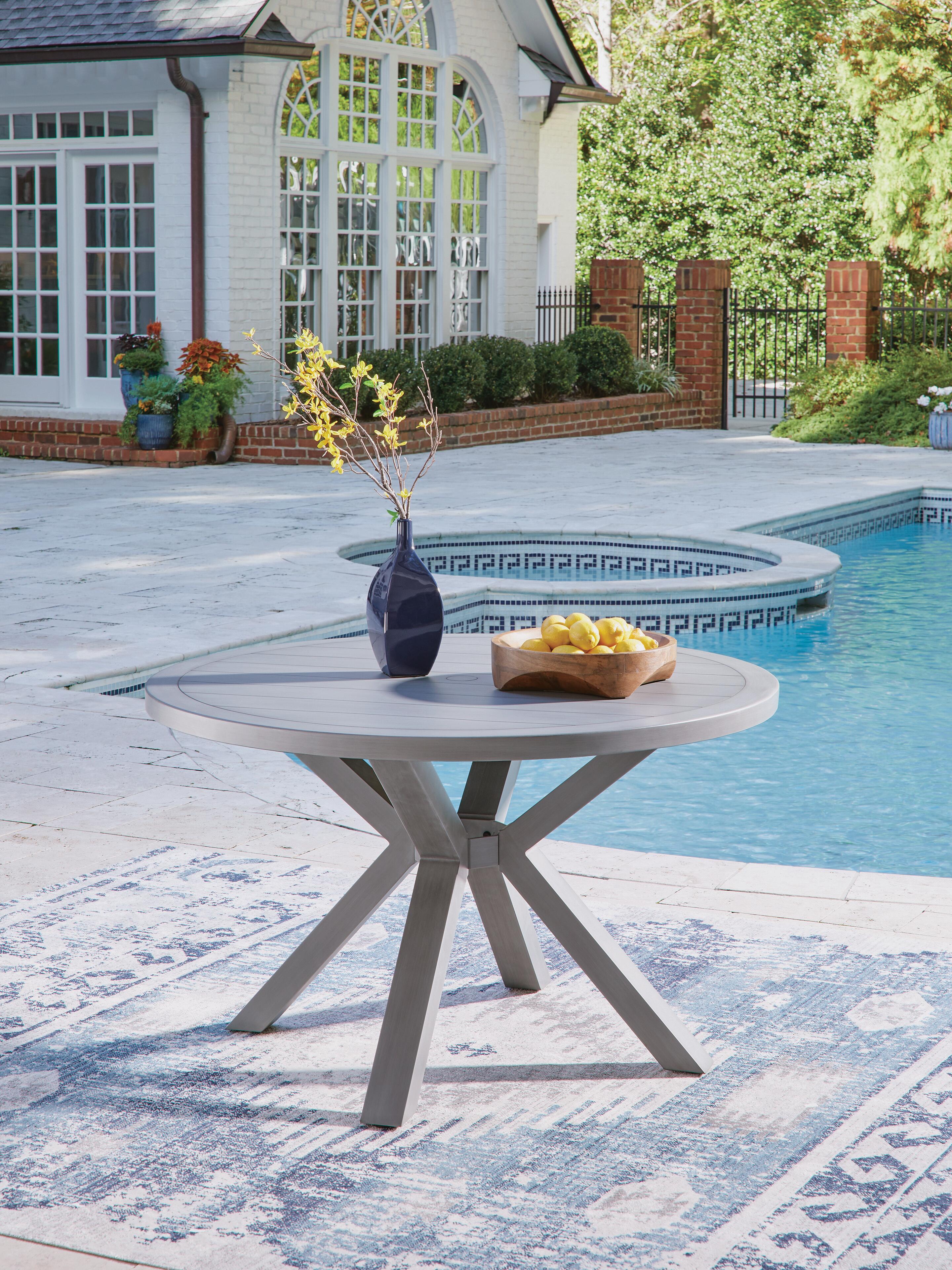 Click here for Dillon Beach Outdoor Dining Table  Gray prices