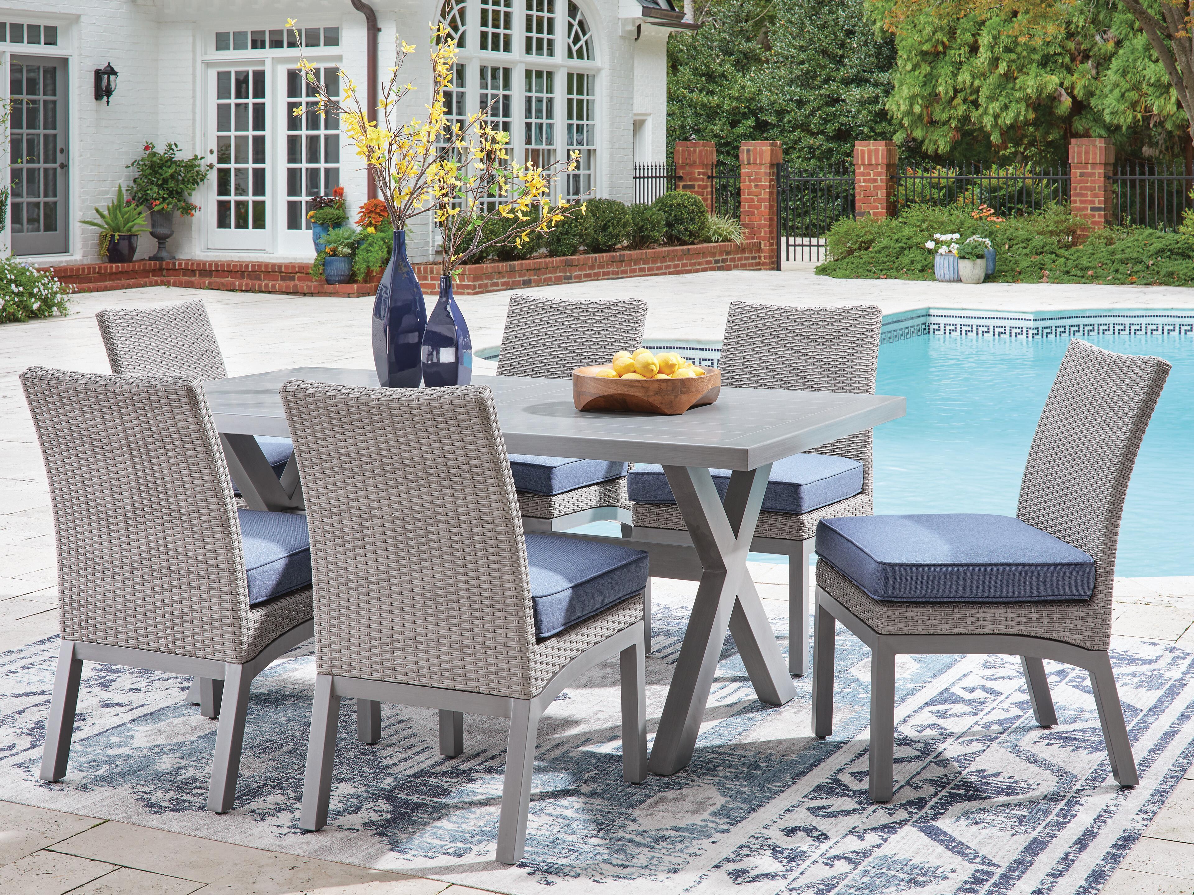 Click here for Dillon Beach Outdoor Dining Table and 6 Chairs  Gr... prices