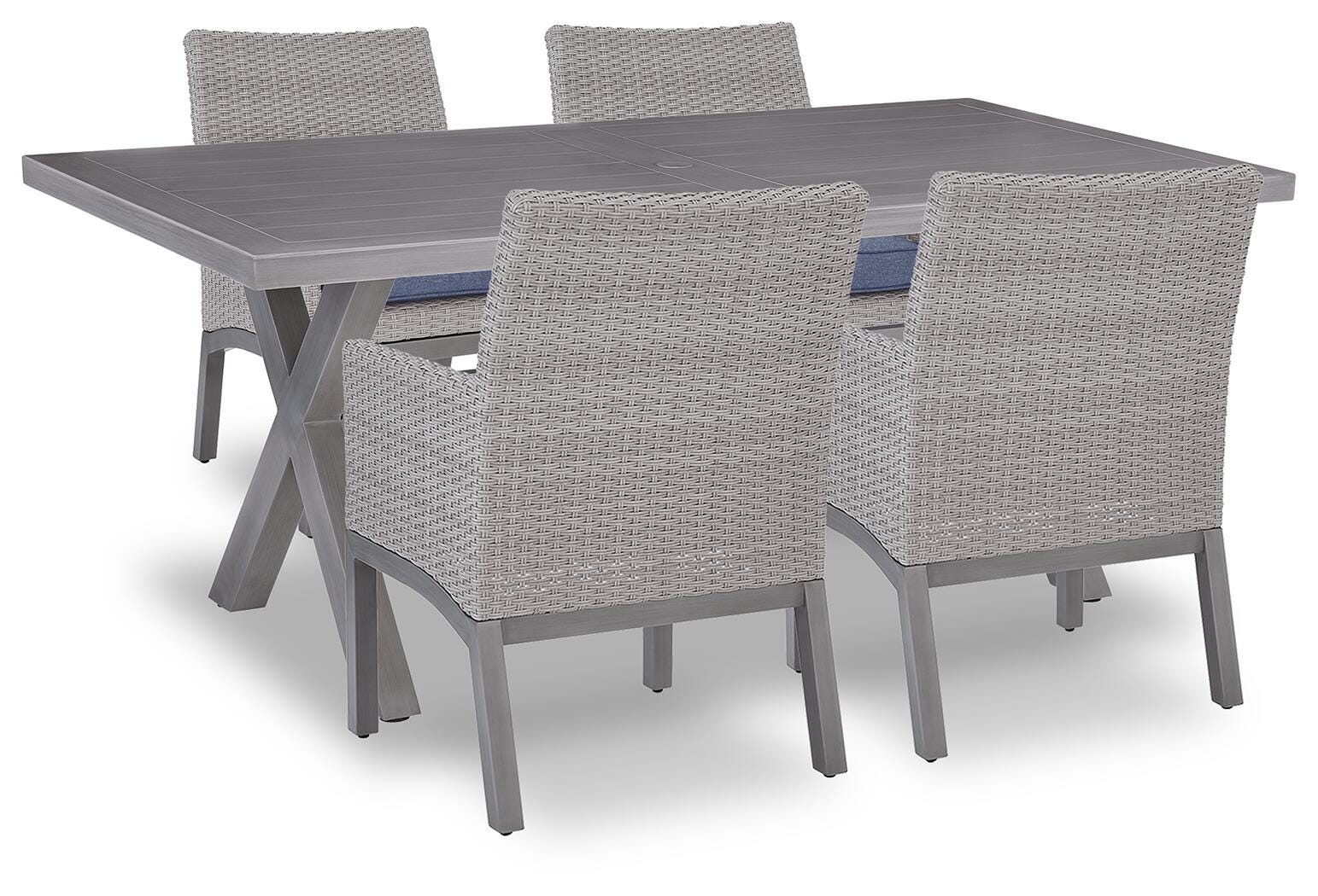 Click here for Dillon Beach Outdoor Dining Table and 4 Chairs  Gr... prices