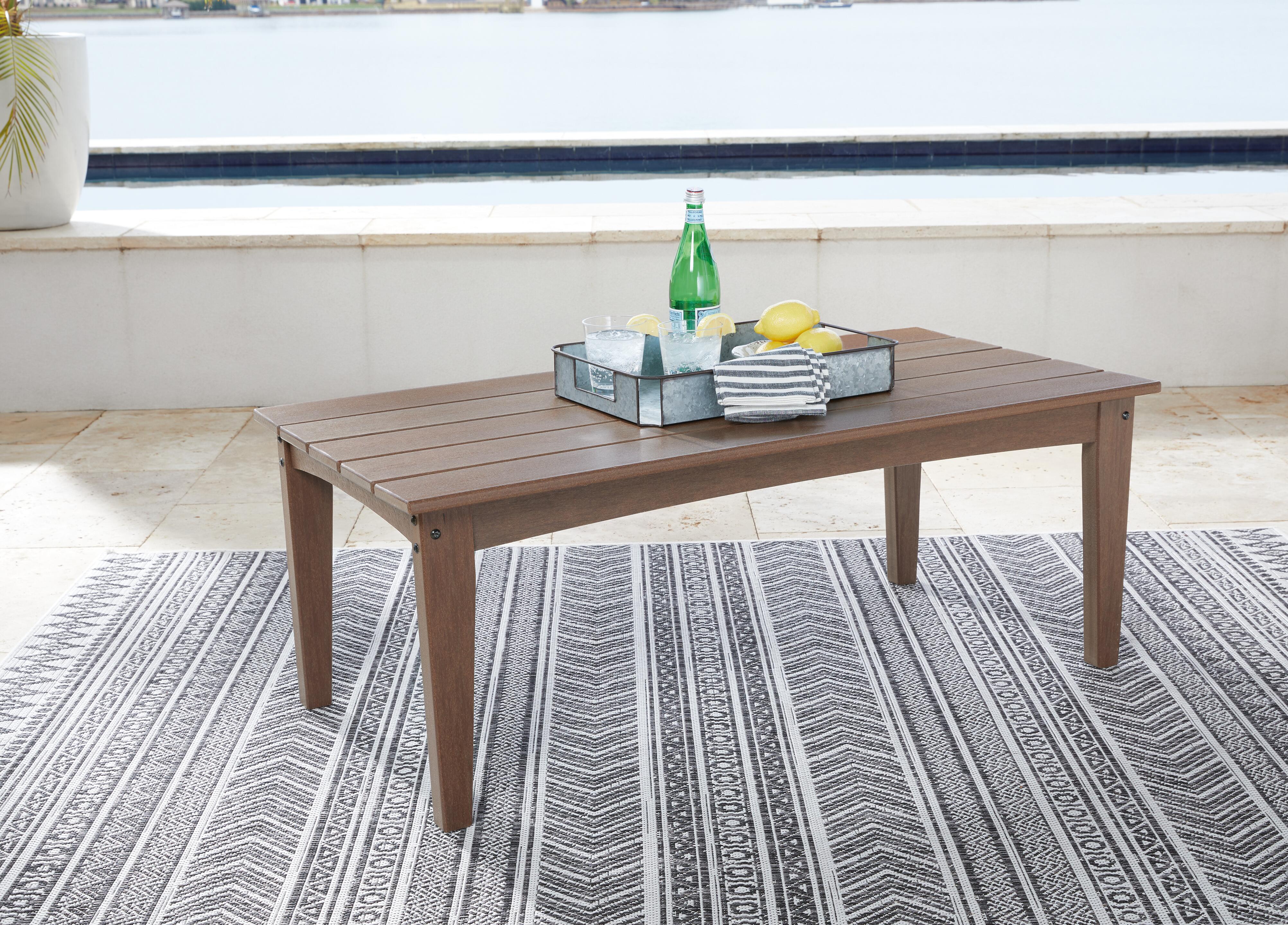 Click here for Emmeline Outdoor Coffee Table  Brown prices