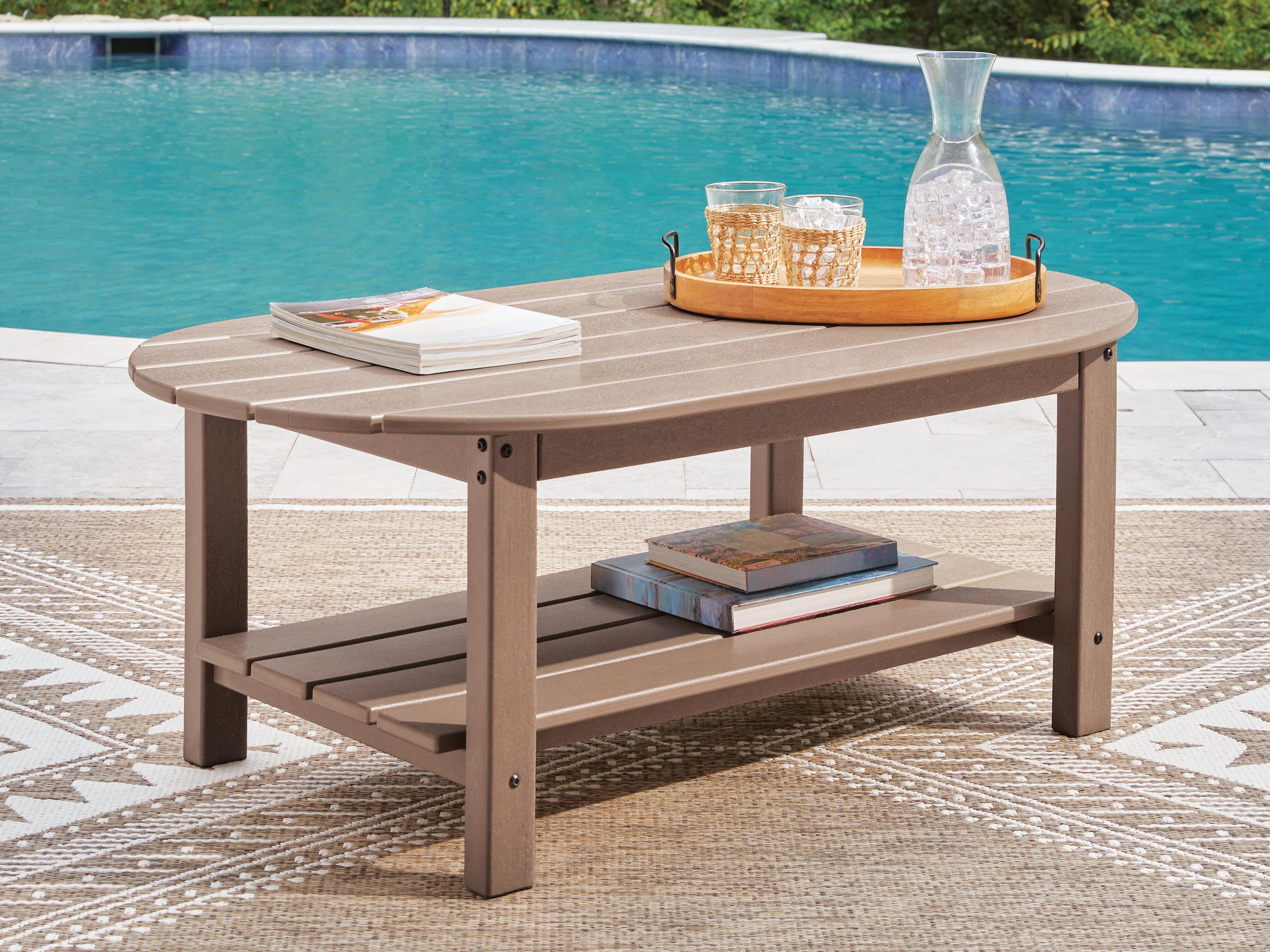 Click here for Cliffs Beach Outdoor Coffee Table  Driftwood prices