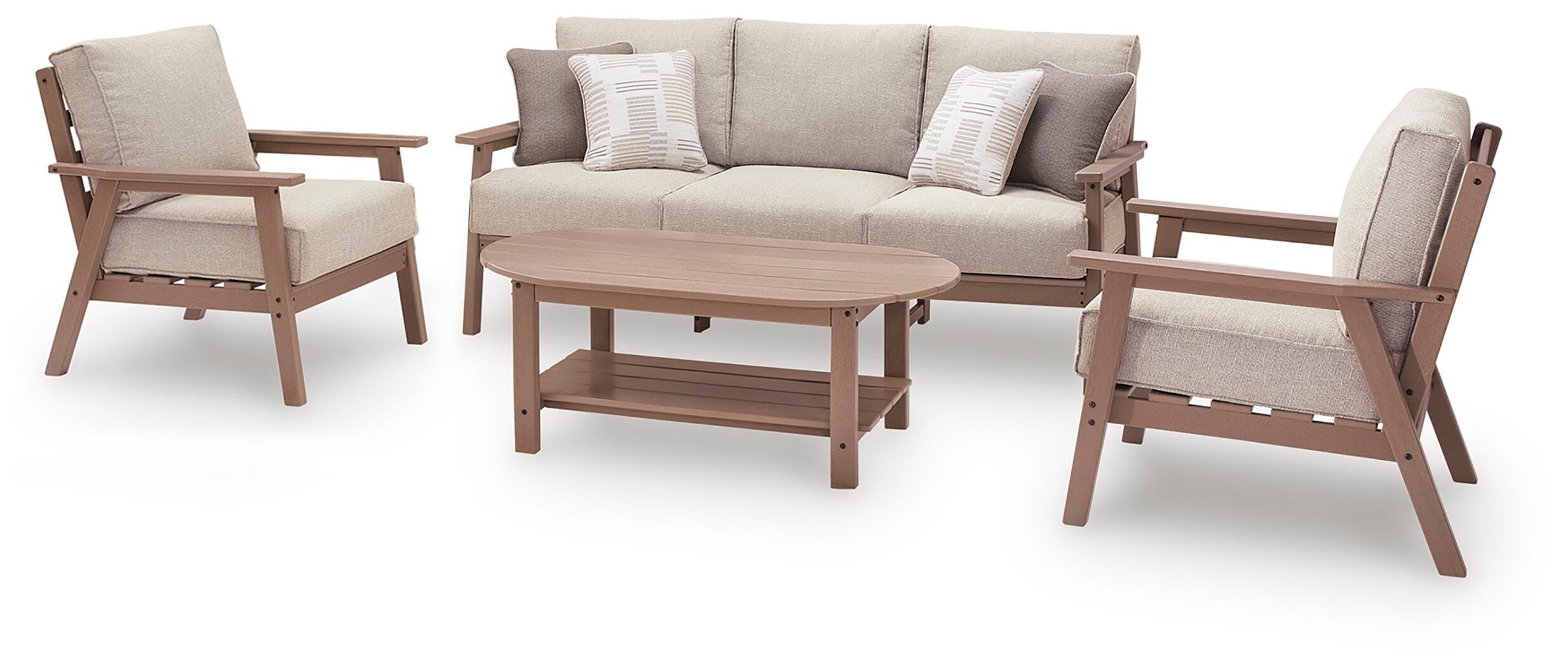 Click here for Cliffs Beach Outdoor Sofa and 2 Chairs with Coffee... prices