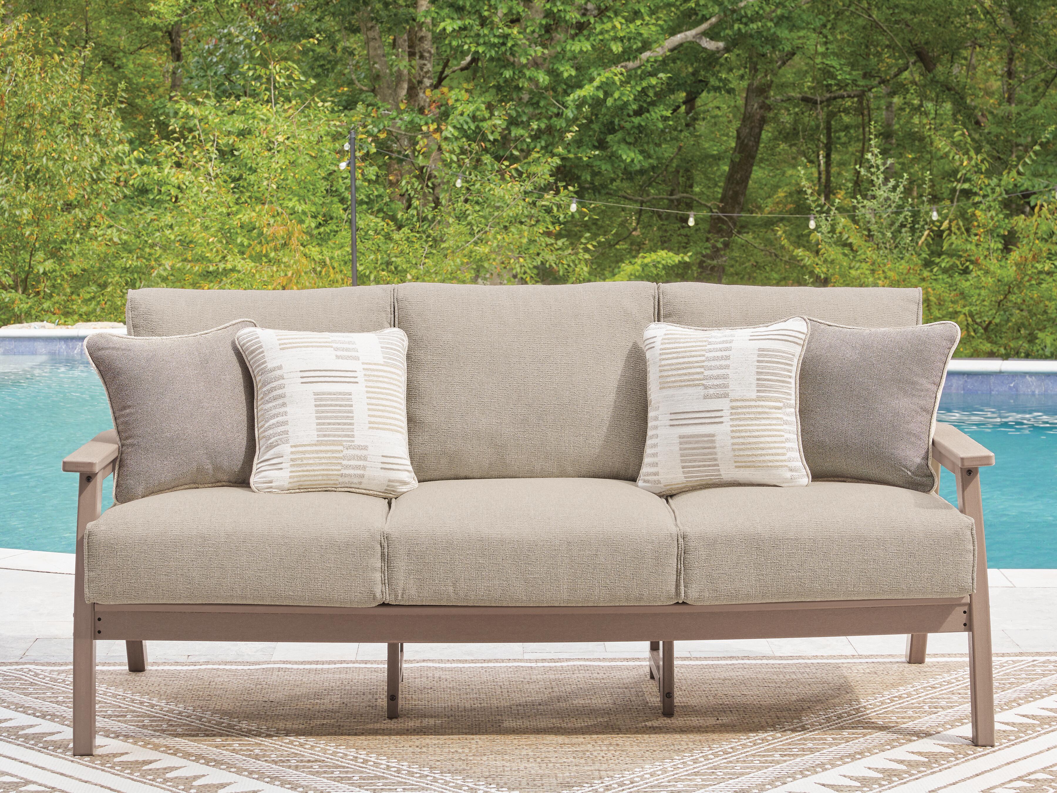 Click here for Cliffs Beach Outdoor Sofa with Cushion  Driftwood prices
