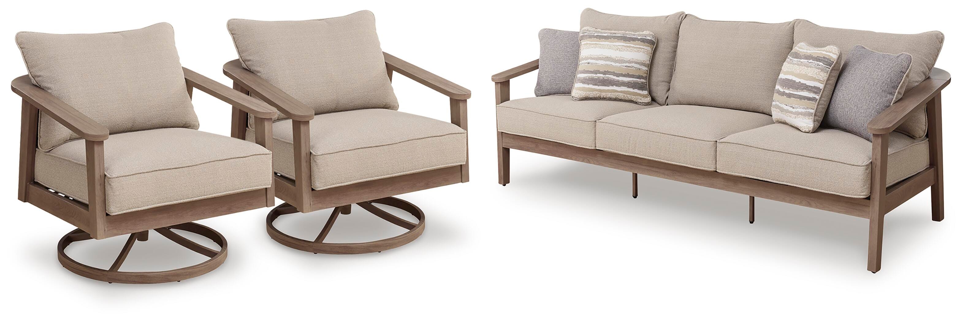 Click here for Francis Beach Outdoor Sofa with 2 Lounge Chairs  N... prices