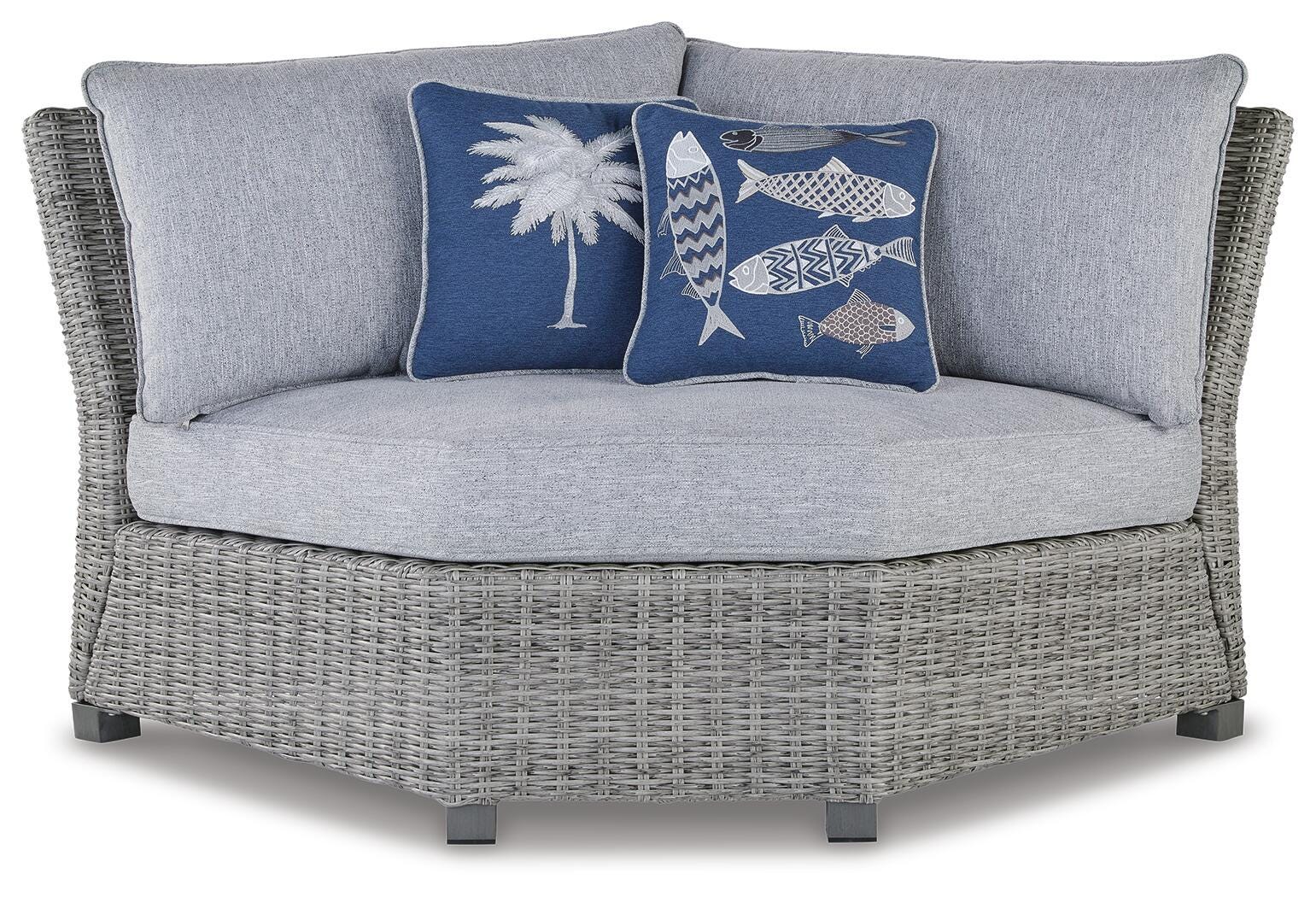 Click here for Naples Beach Outdoor Corner with Cushion  Light Gr... prices