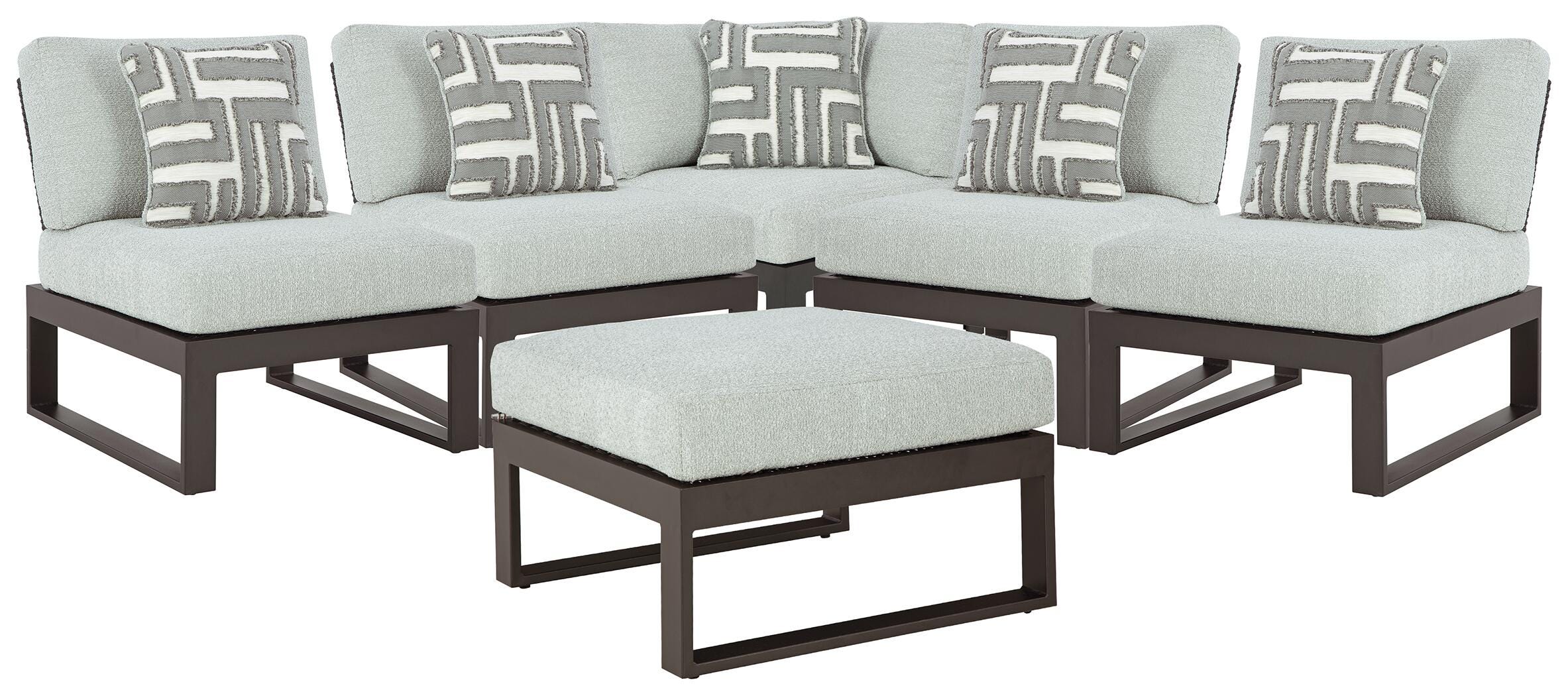 Click here for Beachloft 5-Piece Outdoor Sectional with Ottoman... prices