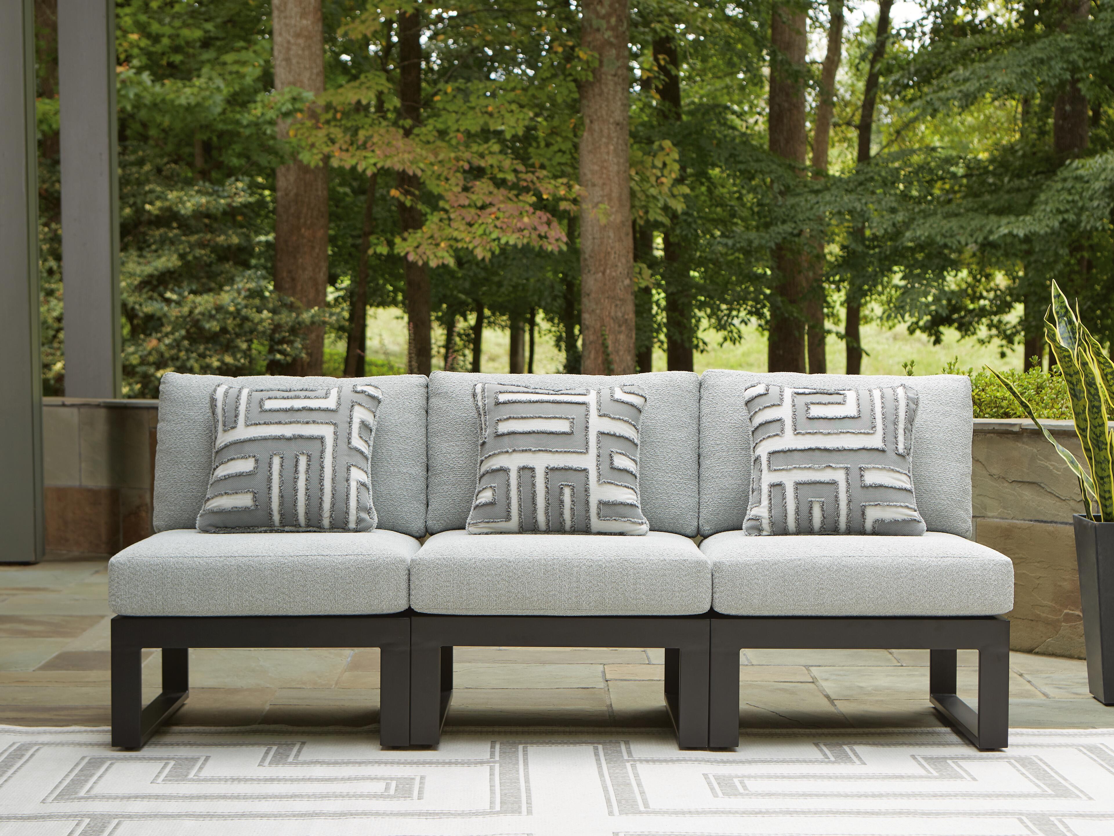 Click here for Beachloft 3-Piece Outdoor Modular Sofa  Black/Gray prices