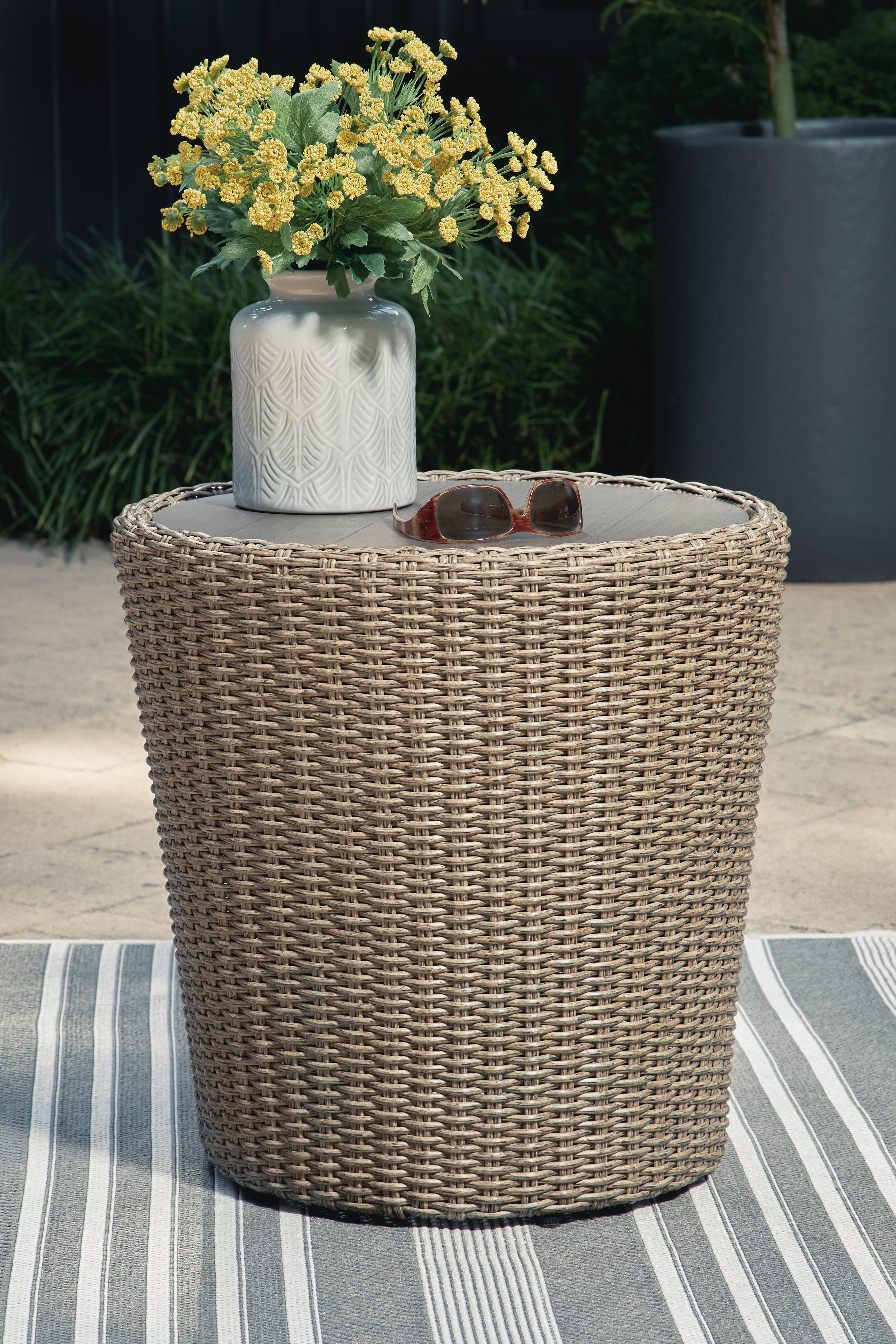Click here for Danson Outdoor End Table  Beige prices