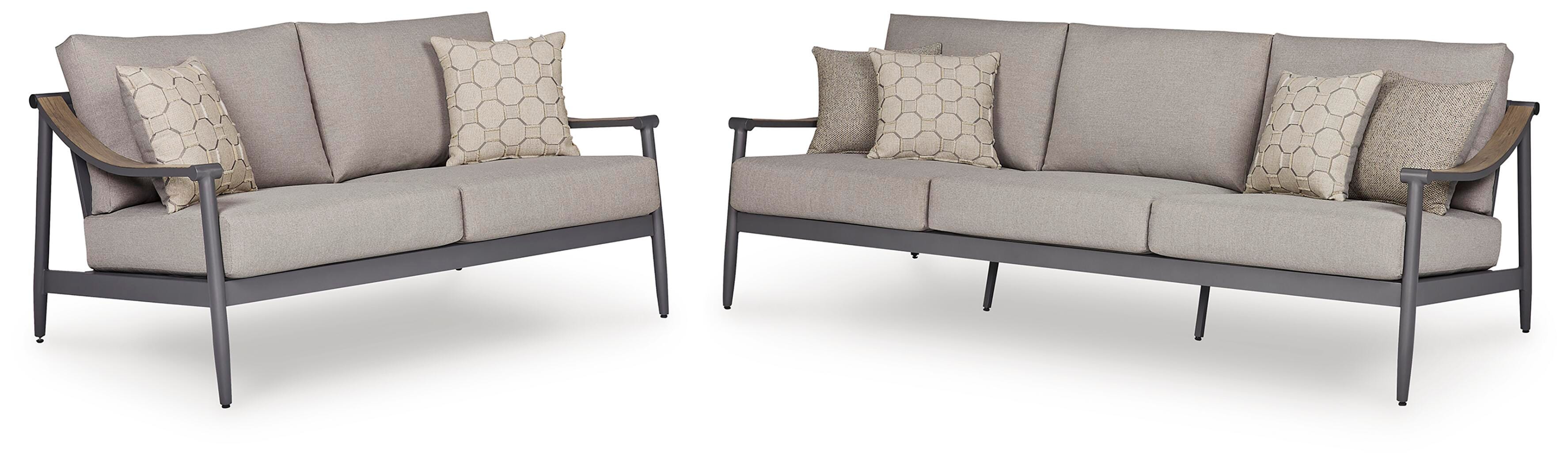 Click here for North Island Outdoor Sofa and Loveseat  Gray prices