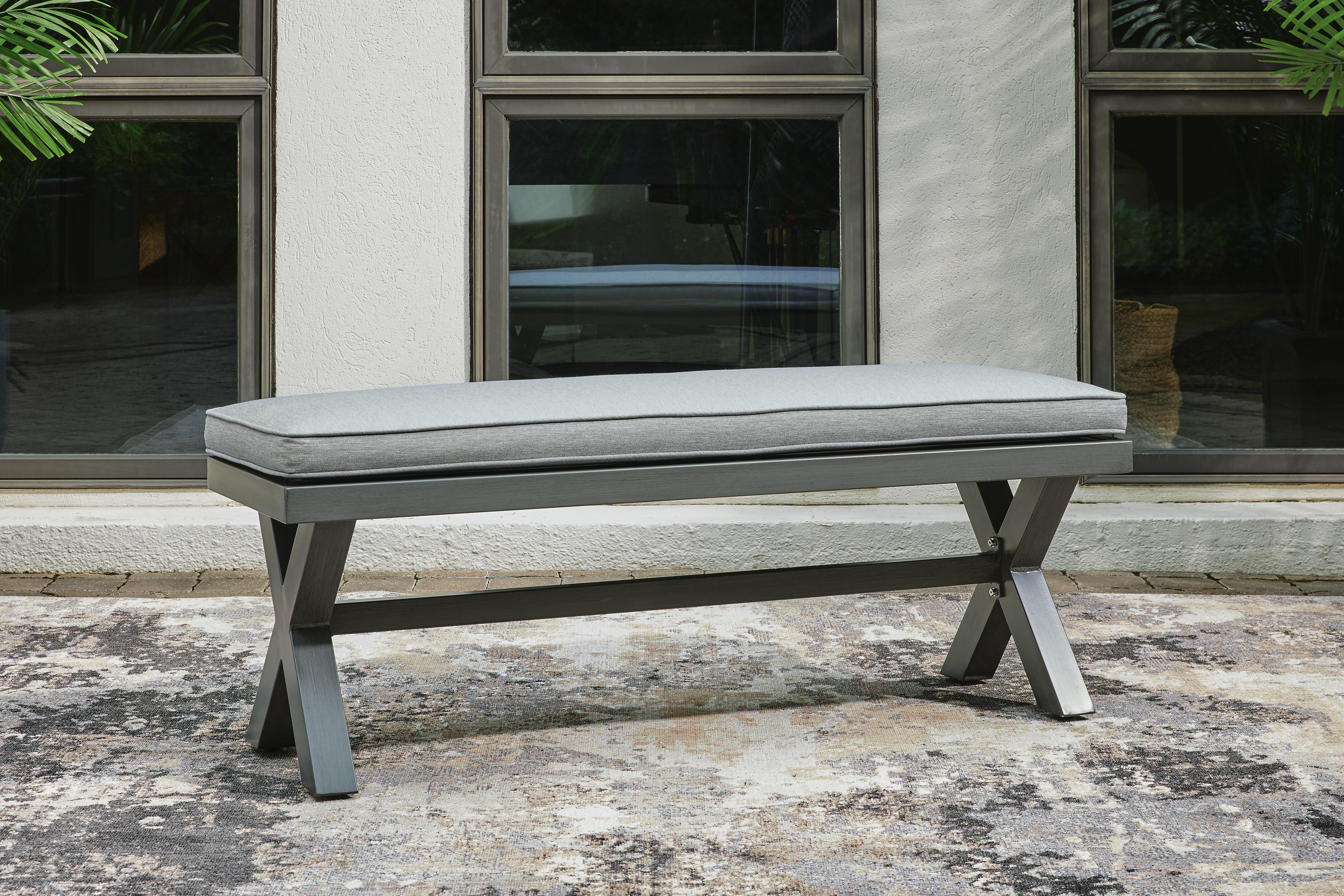 Click here for Elite Park Outdoor Bench  Gray prices