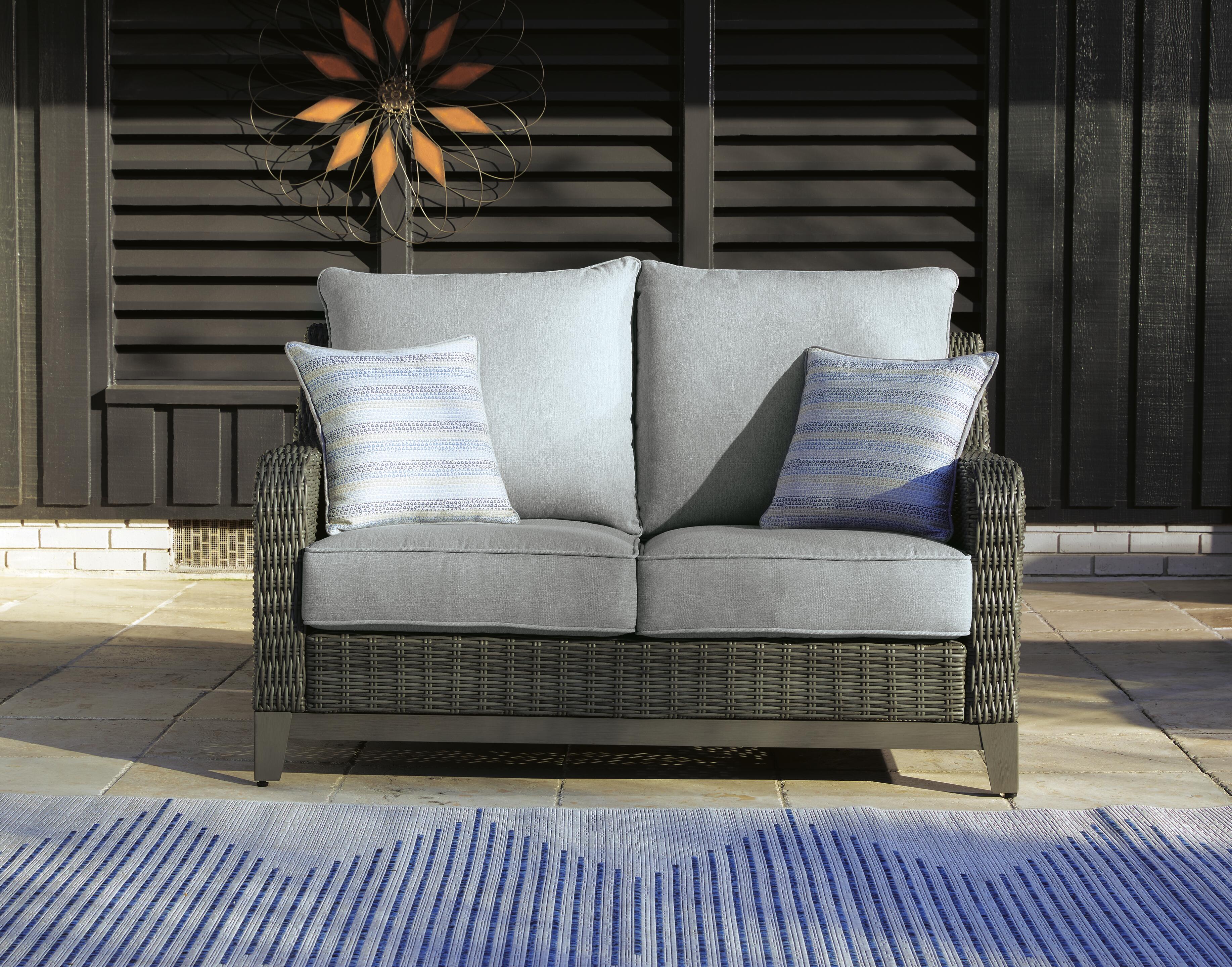 Click here for Elite Park Outdoor Loveseat  Gray prices