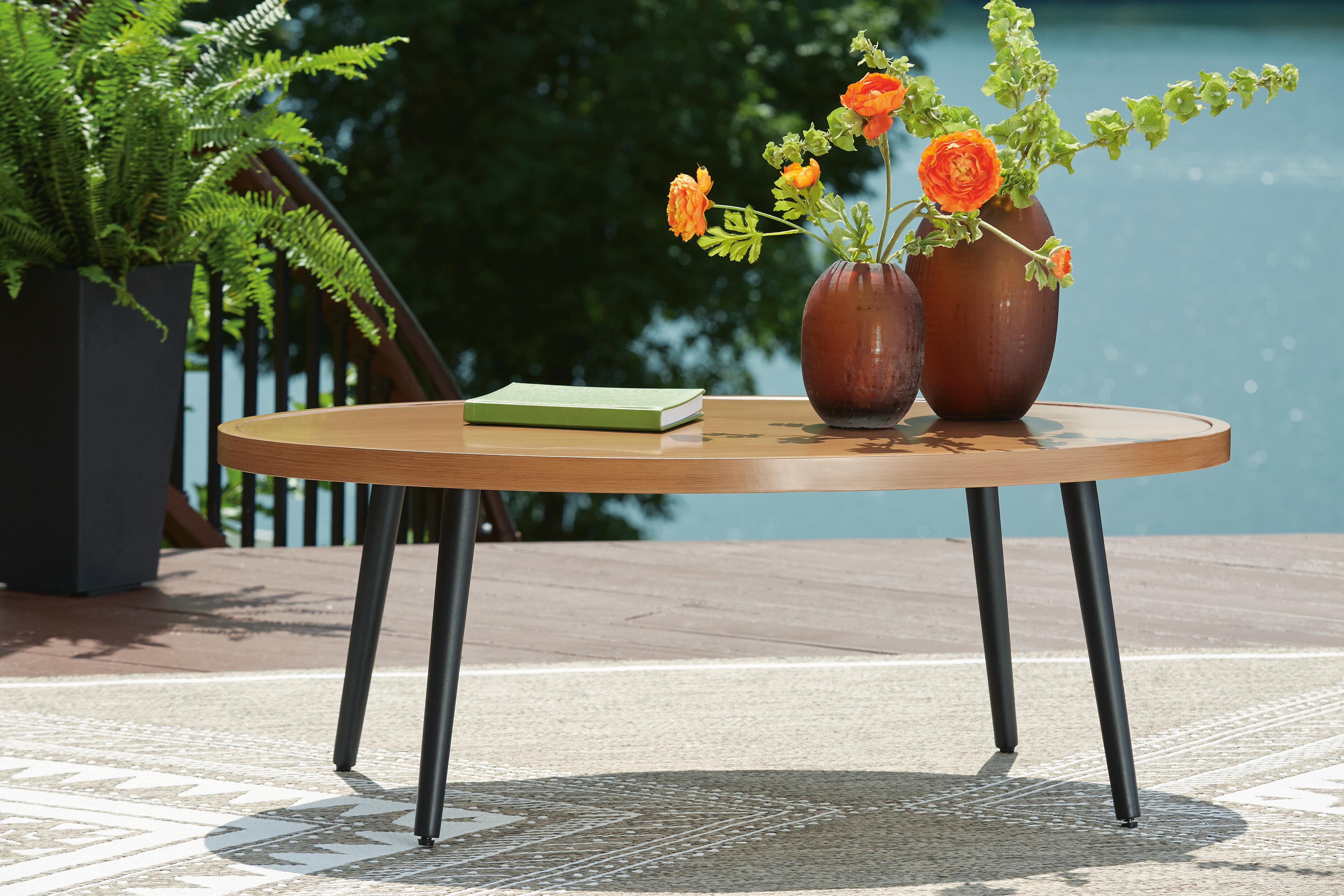 Click here for Horizon Hall Outdoor Coffee Table  Two-tone Brown prices