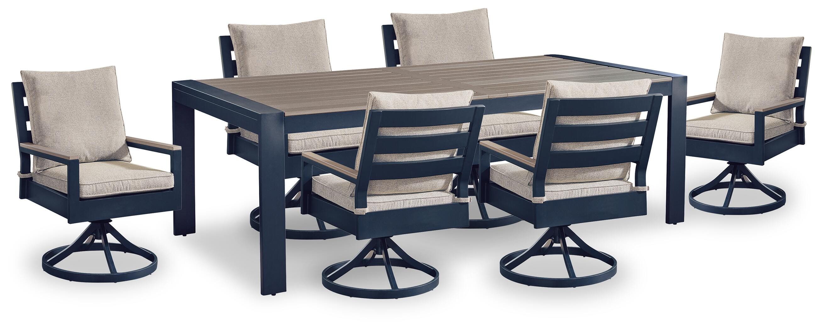 Click here for Mabry Shores Outdoor Dining Table and 6 Chairs  Na... prices