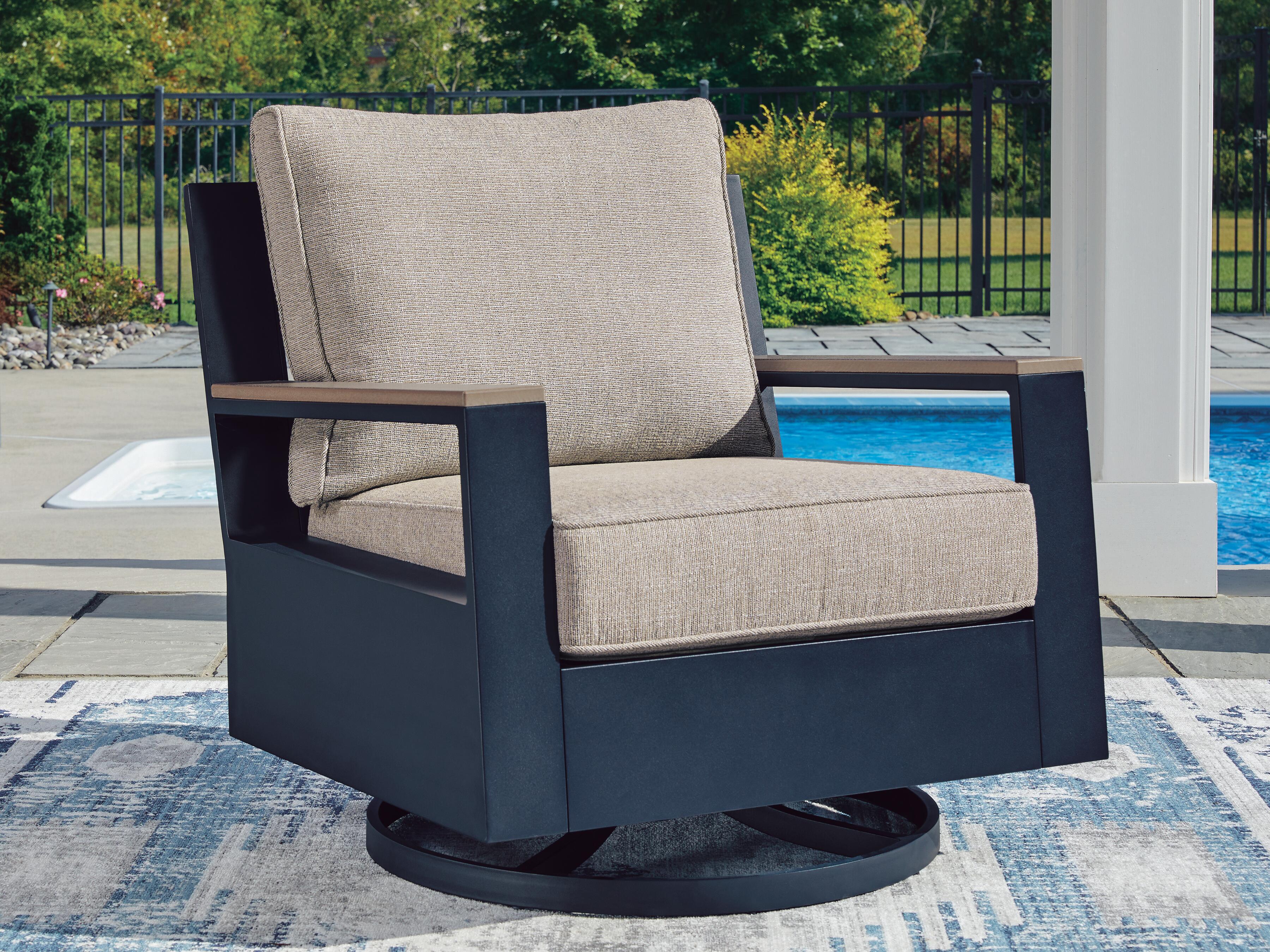 Click here for Mabry Shores Outdoor Swivel Glider Chair with Cush... prices