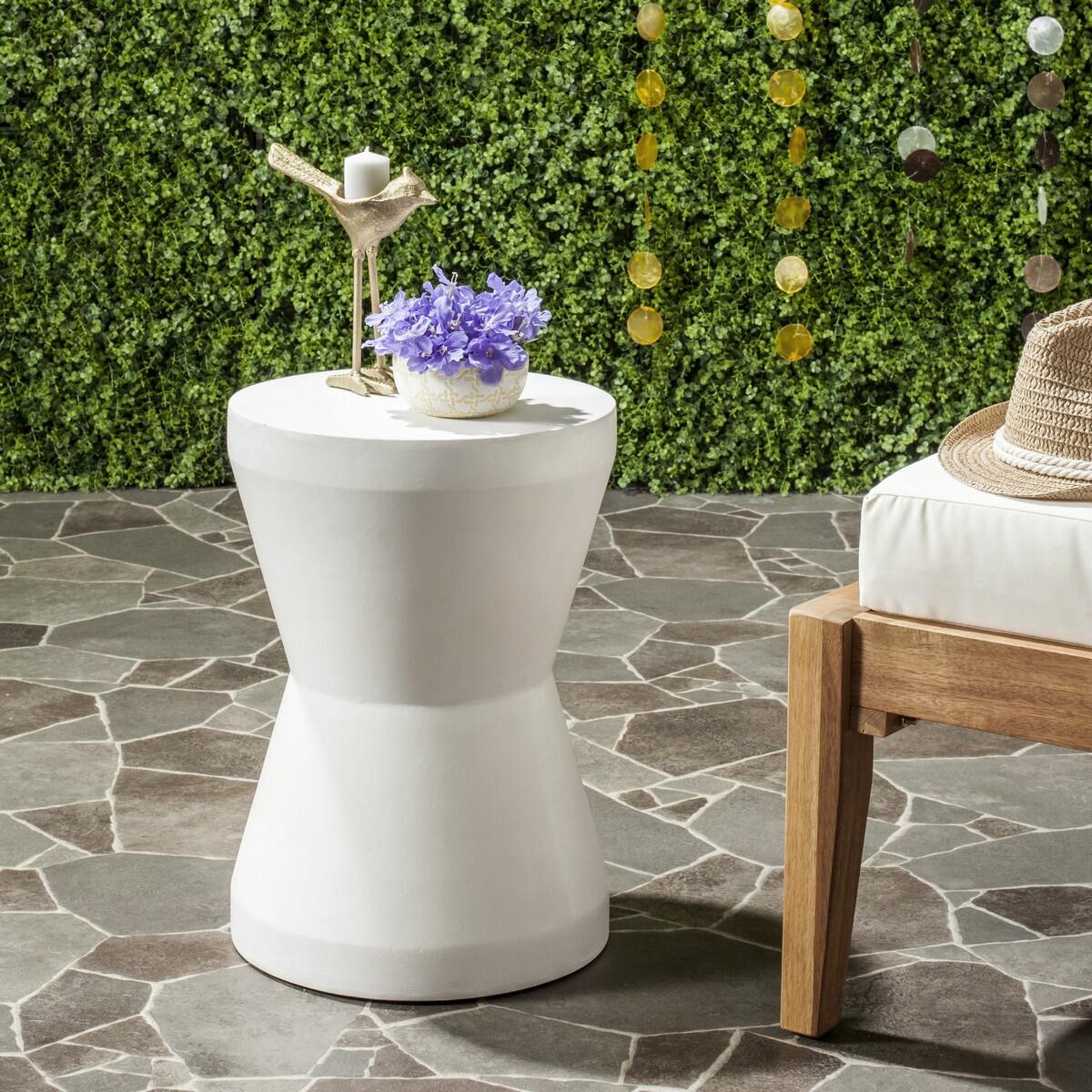 Click here for Torre Indoor/Outdoor Accent Table  White prices