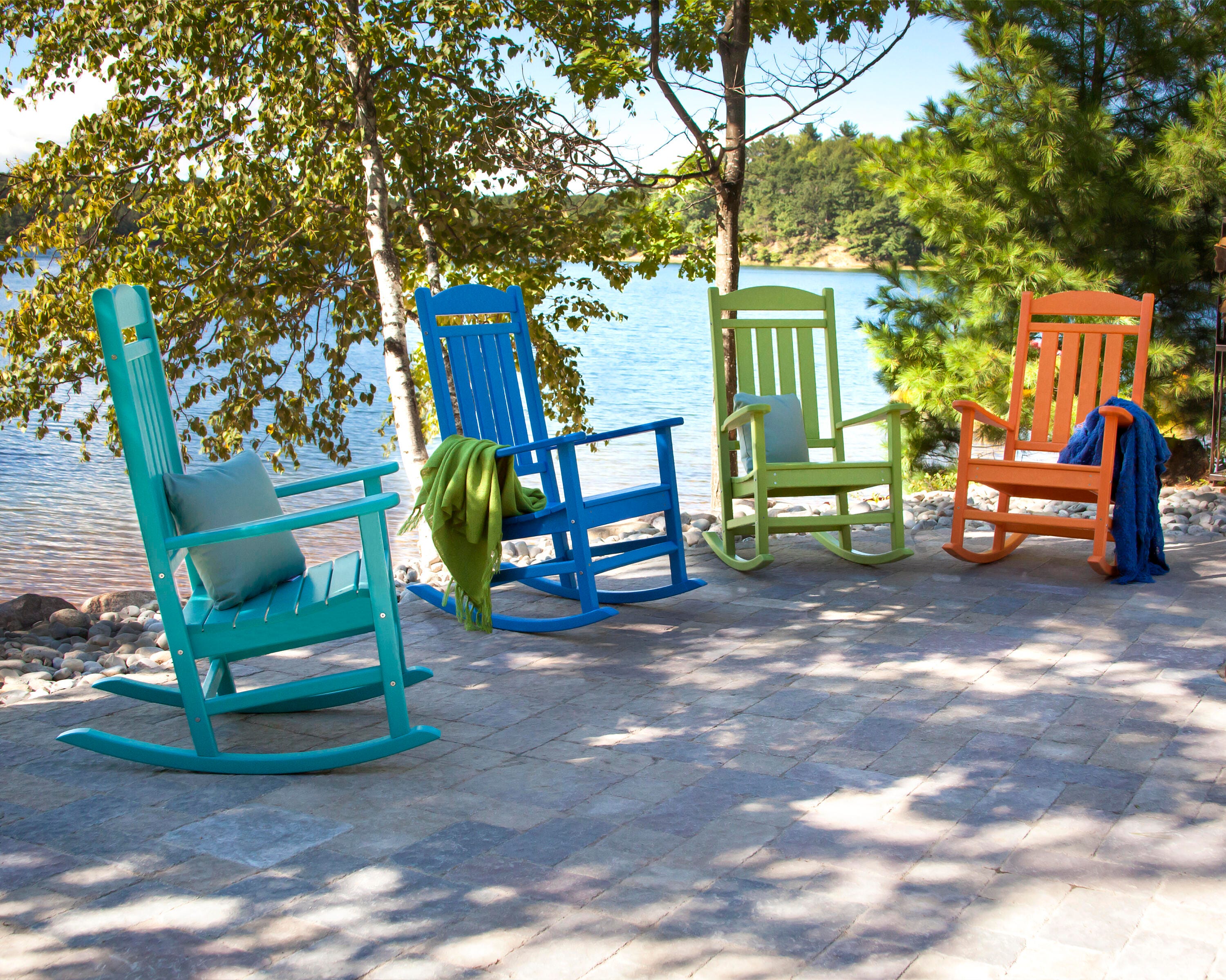 Click here for POLYWOOD® Presidential Rocking Chair   Tangerine prices