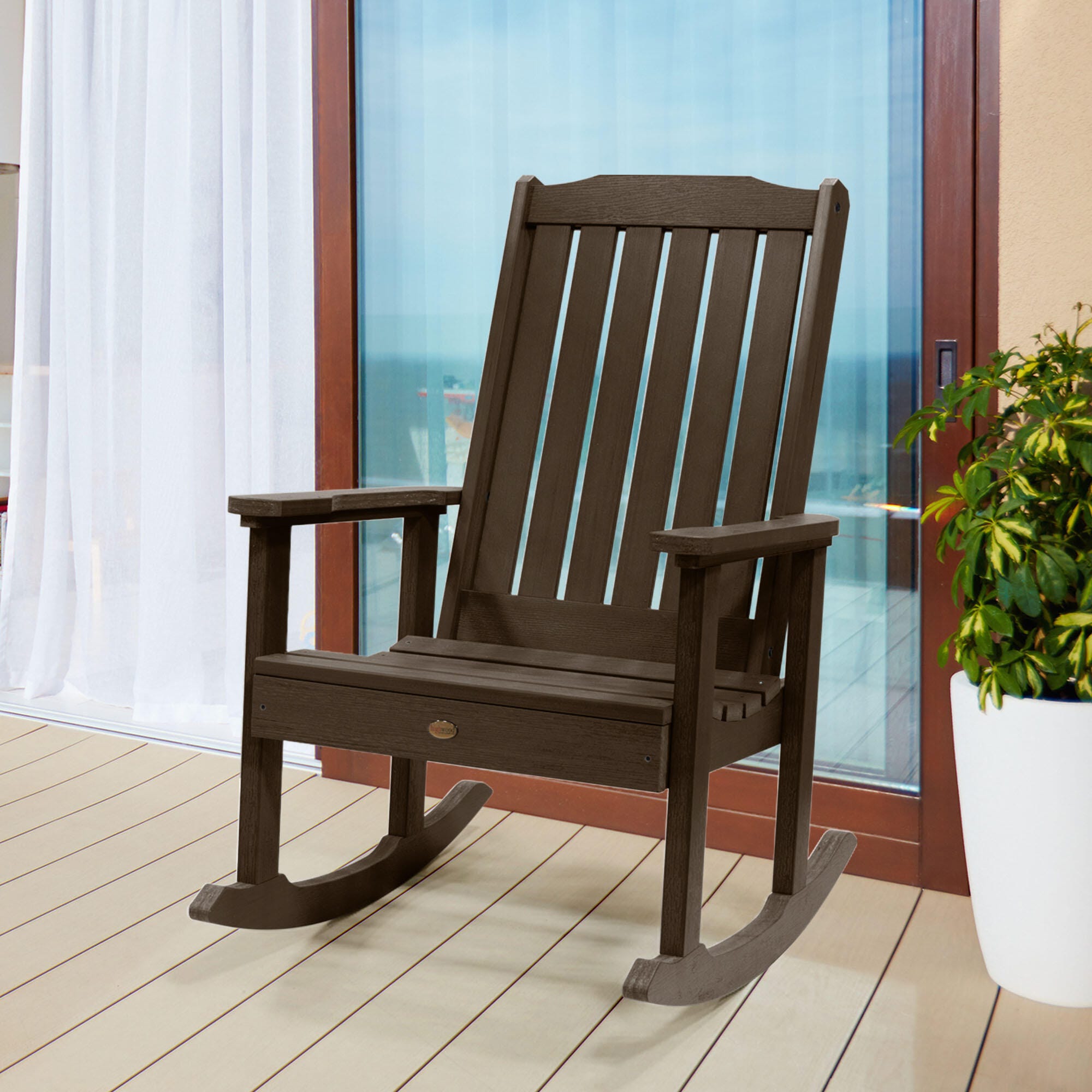 Click here for Highwood® Lehigh Outdoor Rocking Chair   Weathered... prices