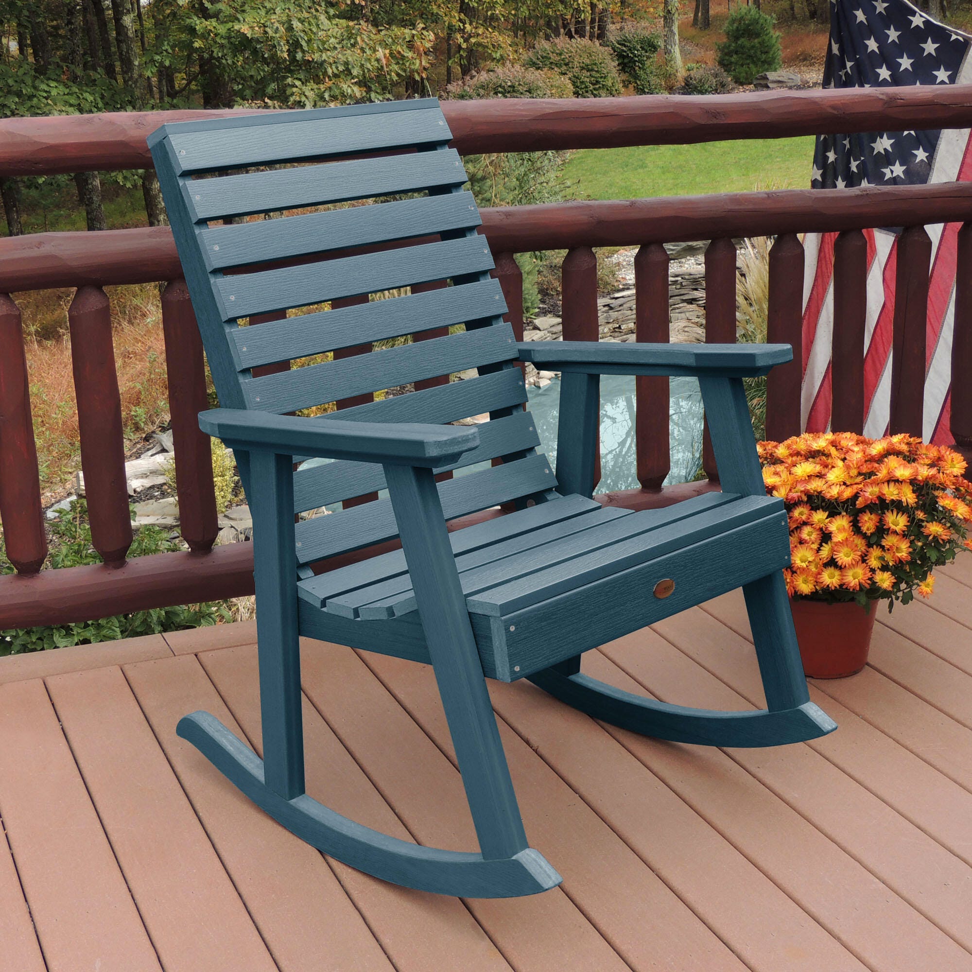 Click here for Highwood® Weatherly Outdoor Rocking Chair   Nantuc... prices