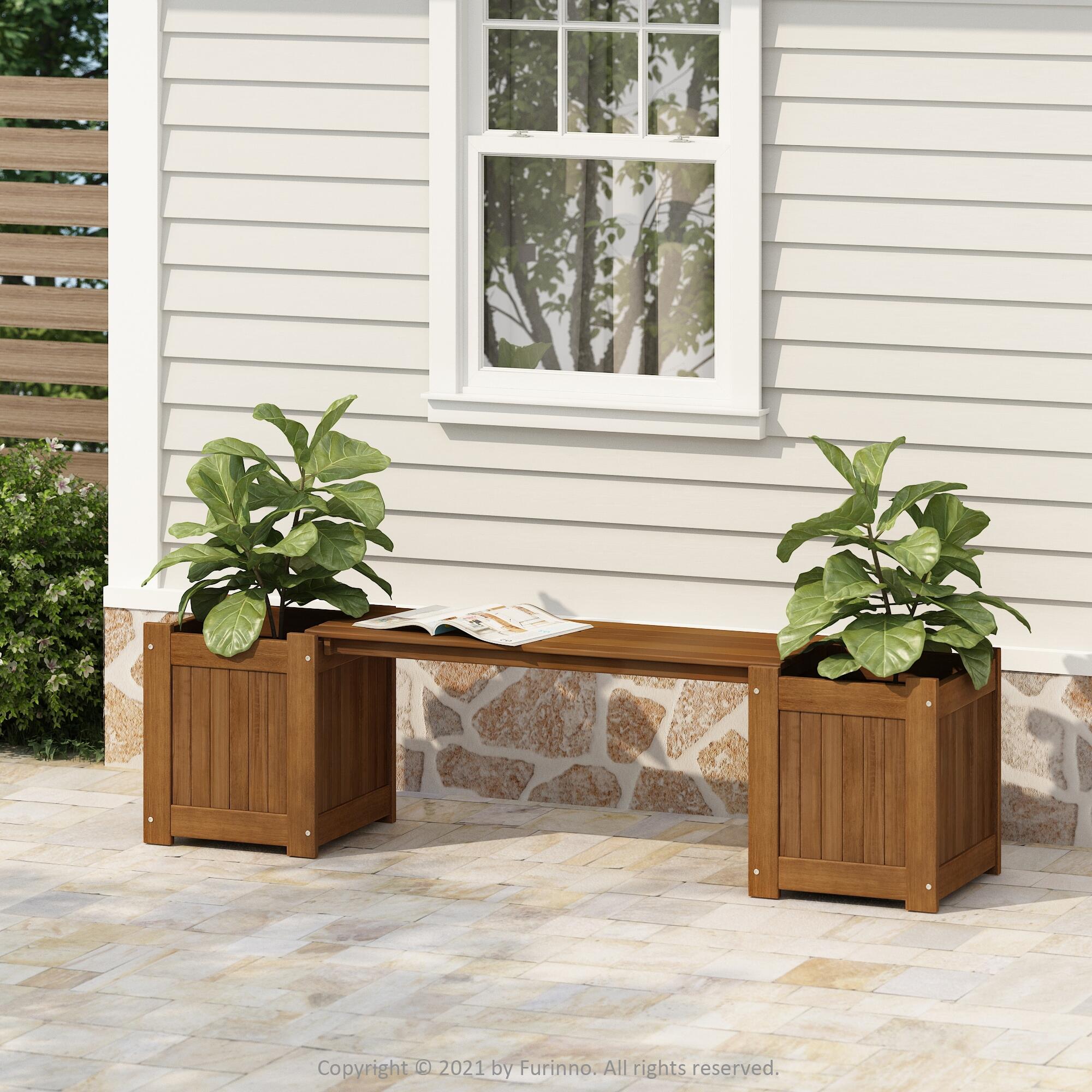 Click here for Furinno Tioman Outdoor Planter Box  Natural prices