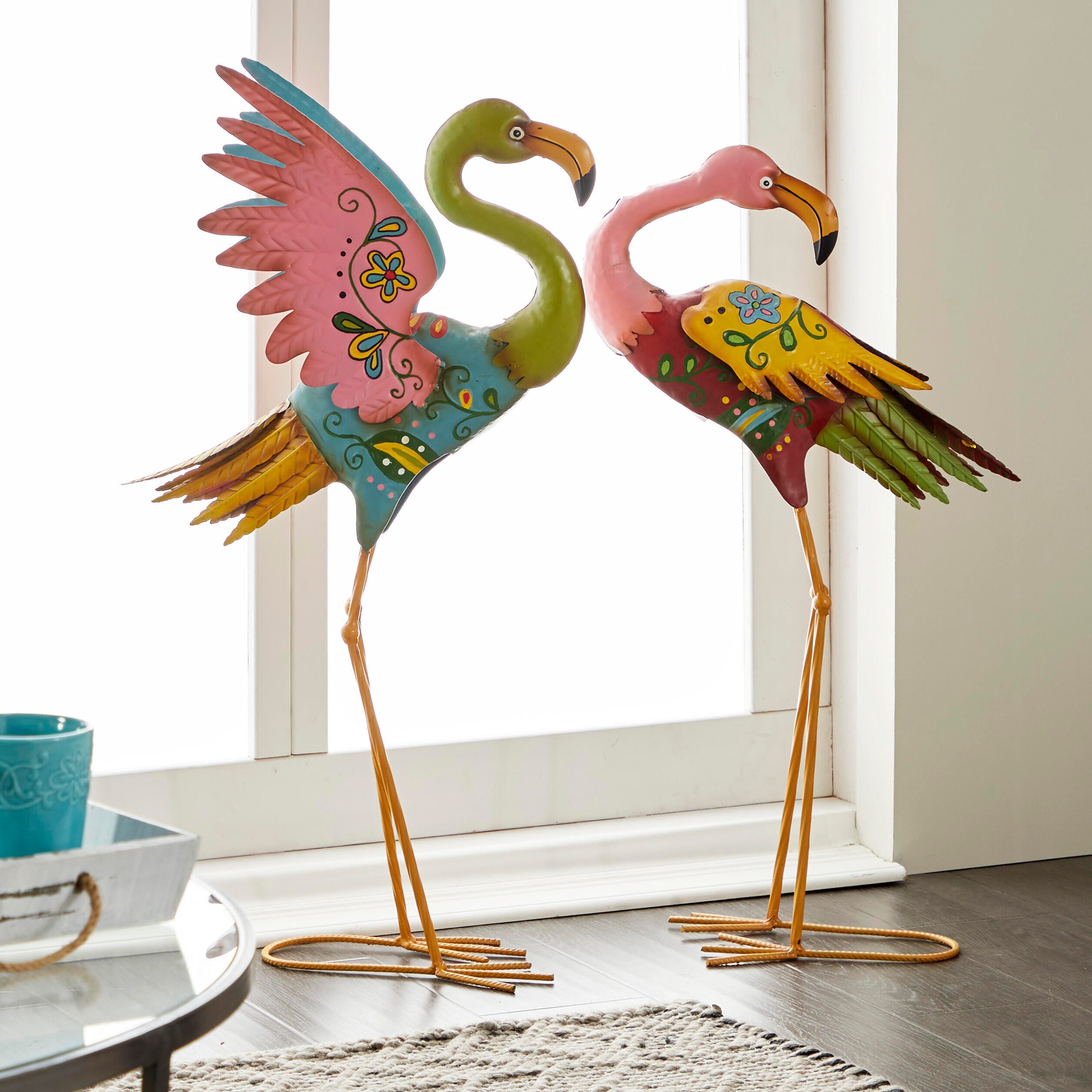 Click here for Bayberry Lane Outdoor Flamingo Garden Sculpture (S... prices