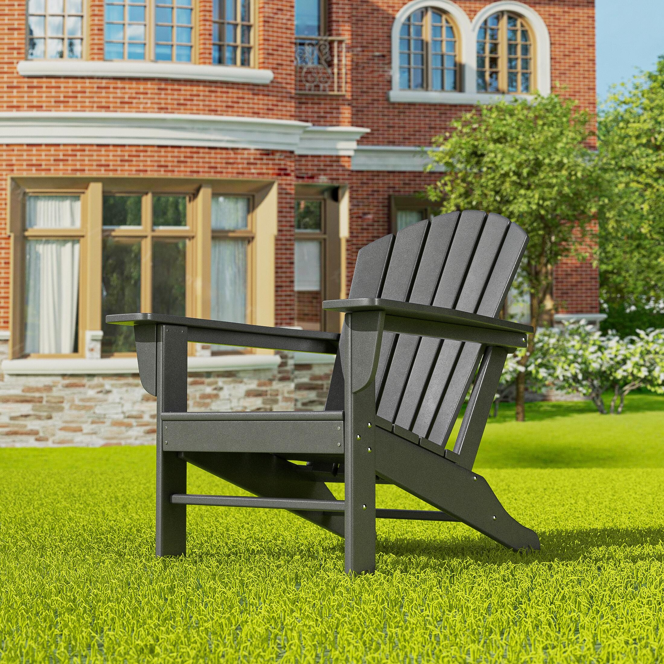 Click here for Westin Outdoor Elger Adirondack Chair  Gray prices