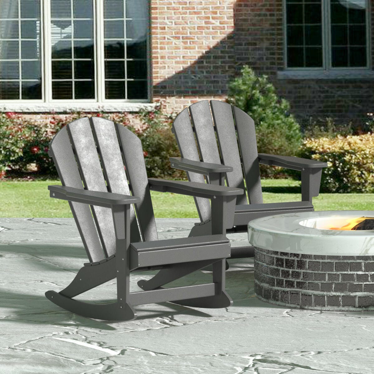 Click here for Venice Outdoor Adirondack Rocking Chairs (Set of 2... prices