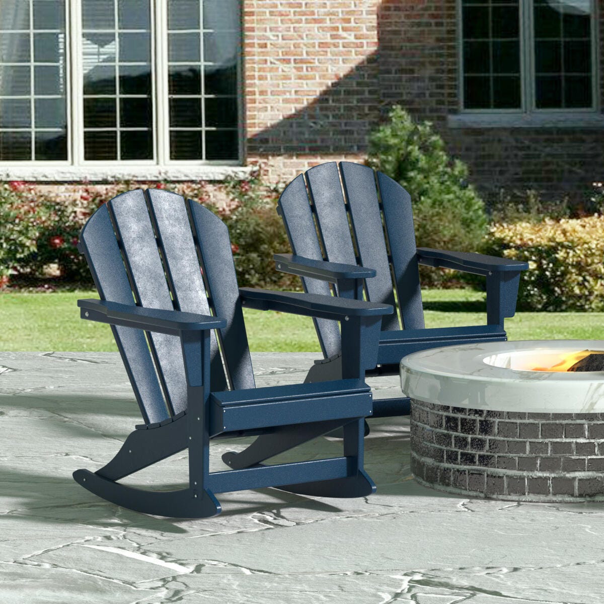 Click here for Venice Outdoor Adirondack Rocking Chairs (Set of 2... prices