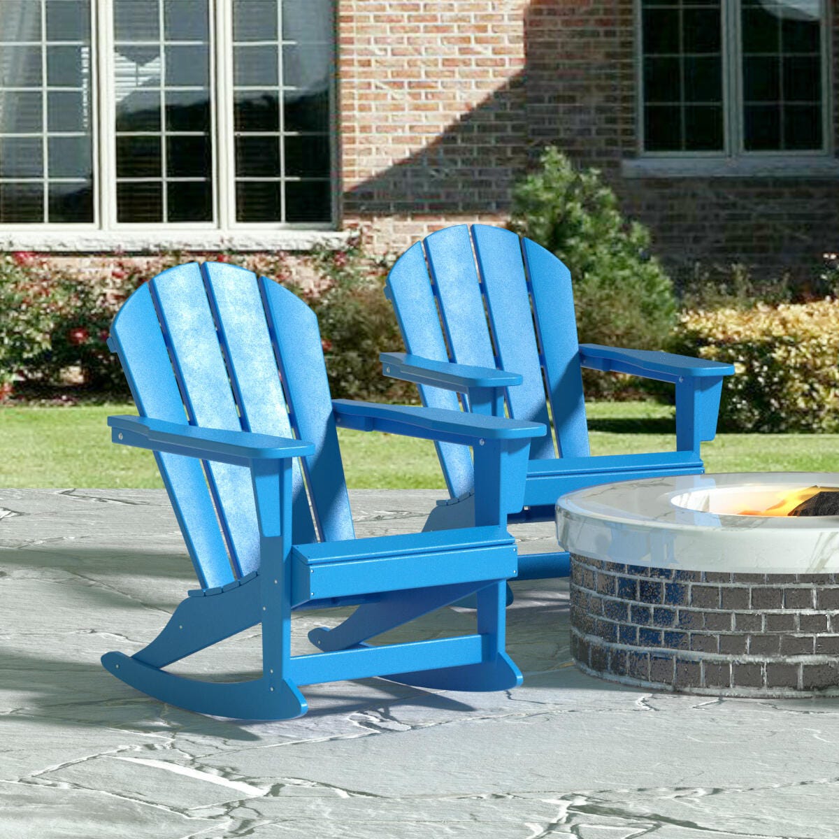 Click here for Venice Outdoor Adirondack Rocking Chairs (Set of 2... prices