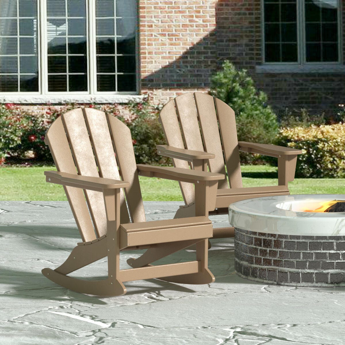 Click here for Venice Outdoor Adirondack Rocking Chairs (Set of 2... prices