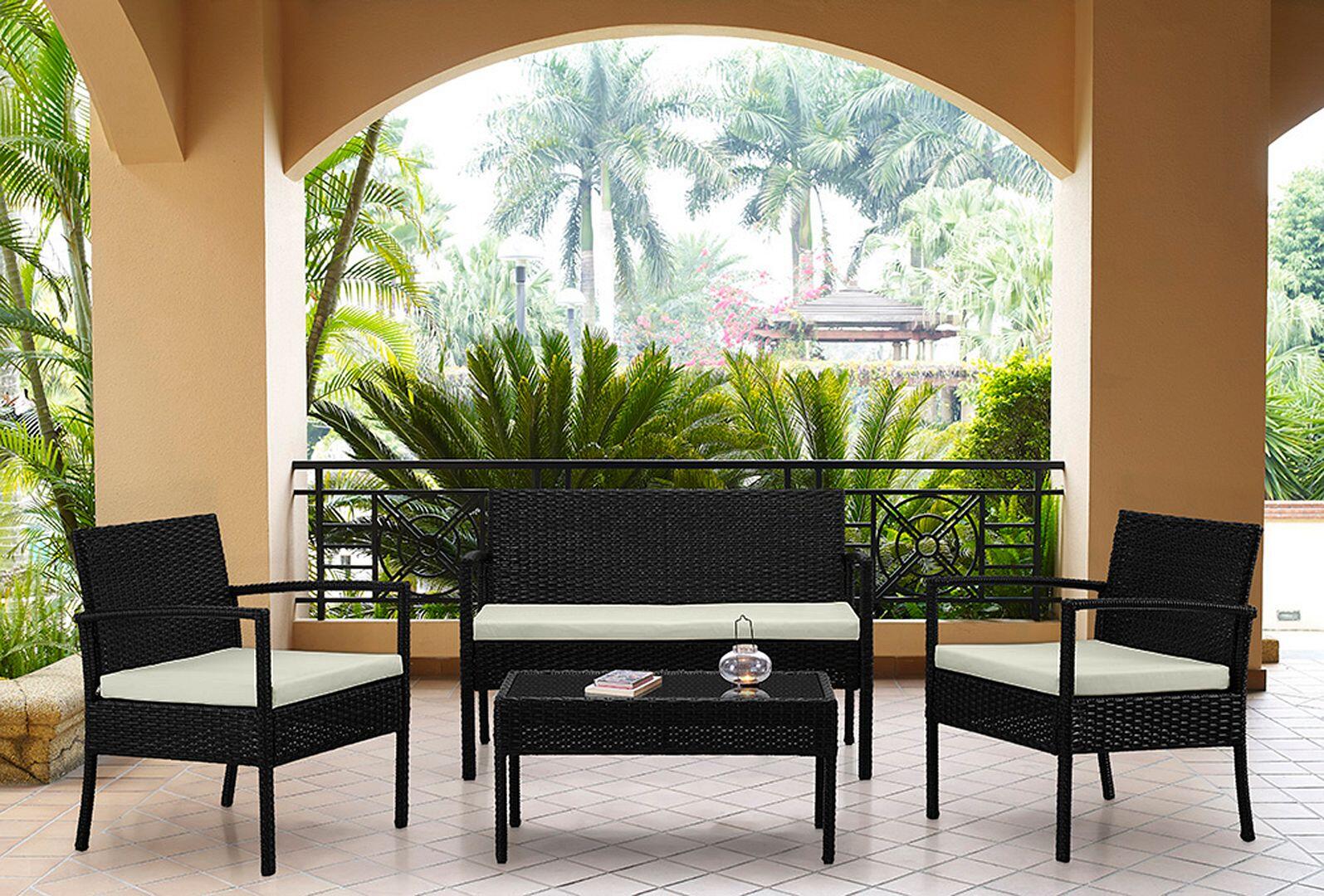 Click here for Manhattan Comfort Noli Outdoor Patio Conversation... prices