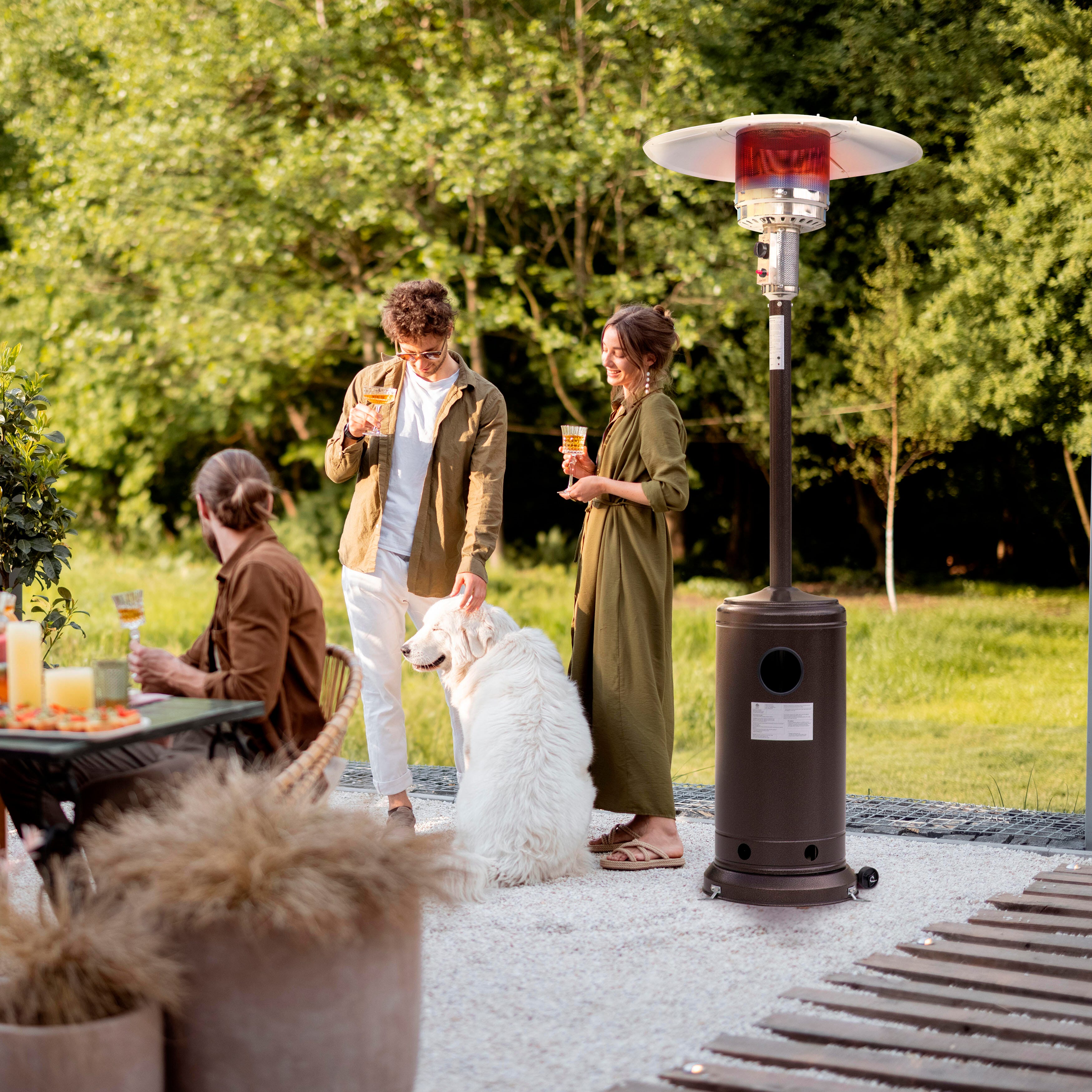 Click here for Nuu Garden Outdoor Patio Heater  Brown prices