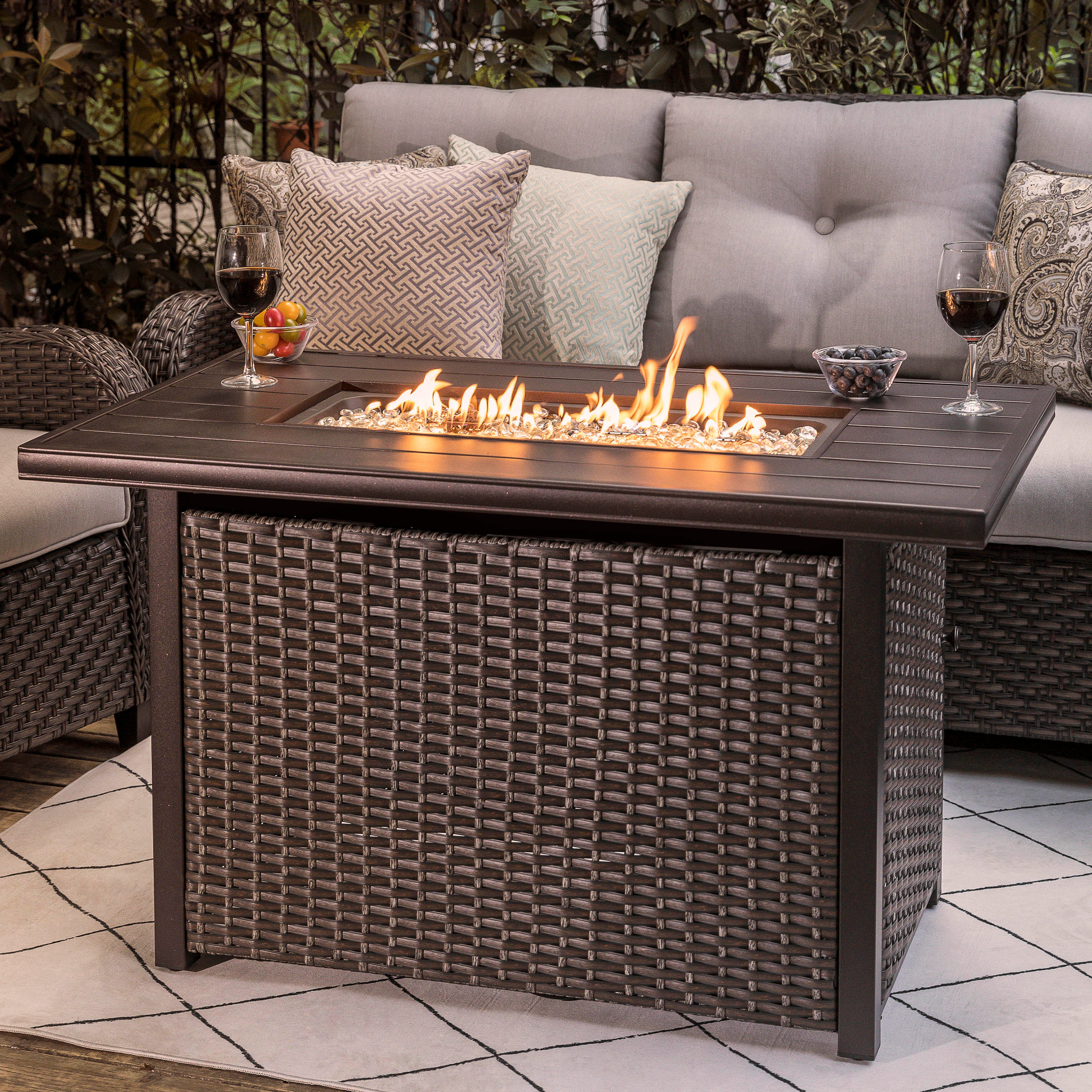 Click here for Nuu Garden Outdoor 43 Fire Pit Table  Brown prices