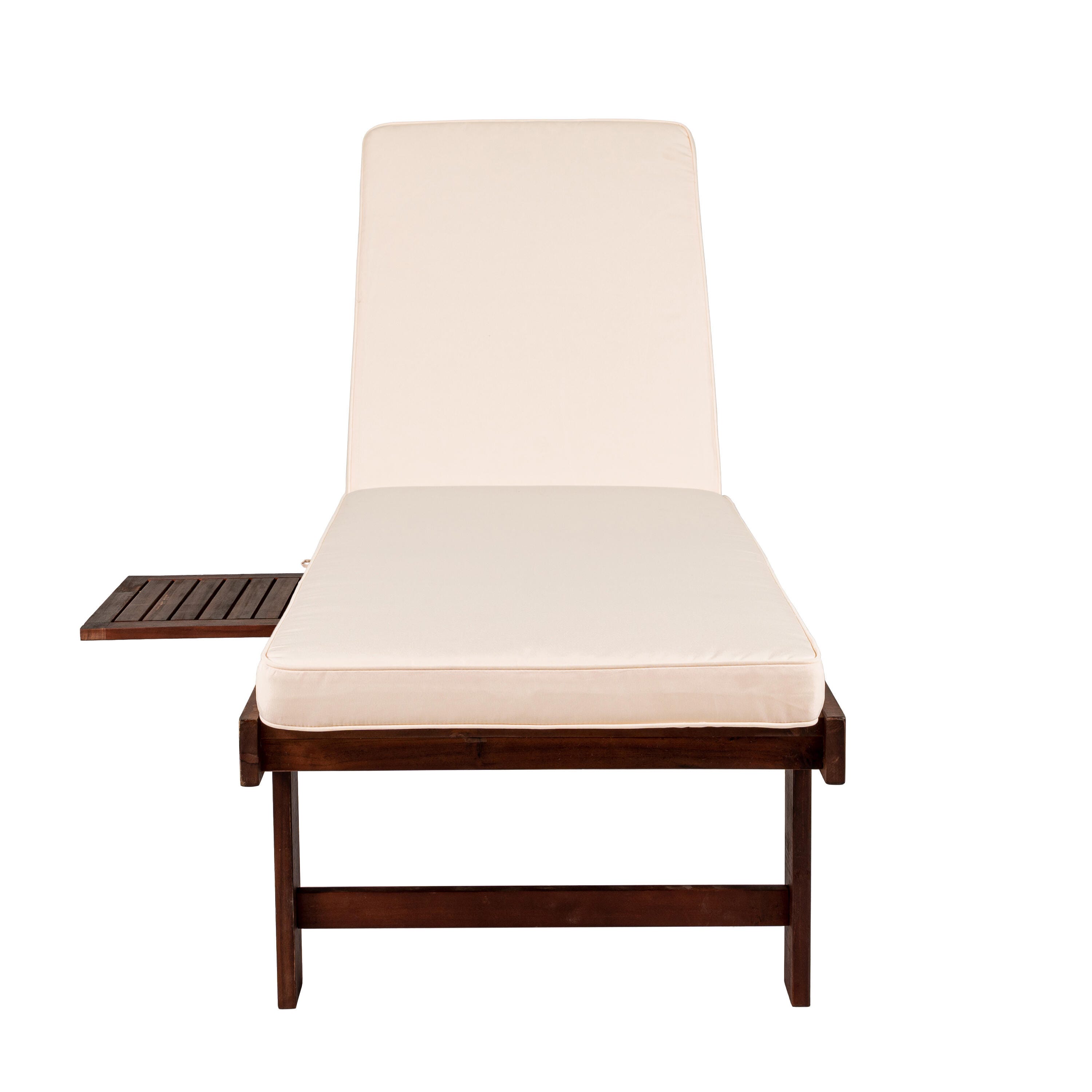 Click here for JONATHAN Y Seabrook Outdoor Acacia Lounger with Cu... prices