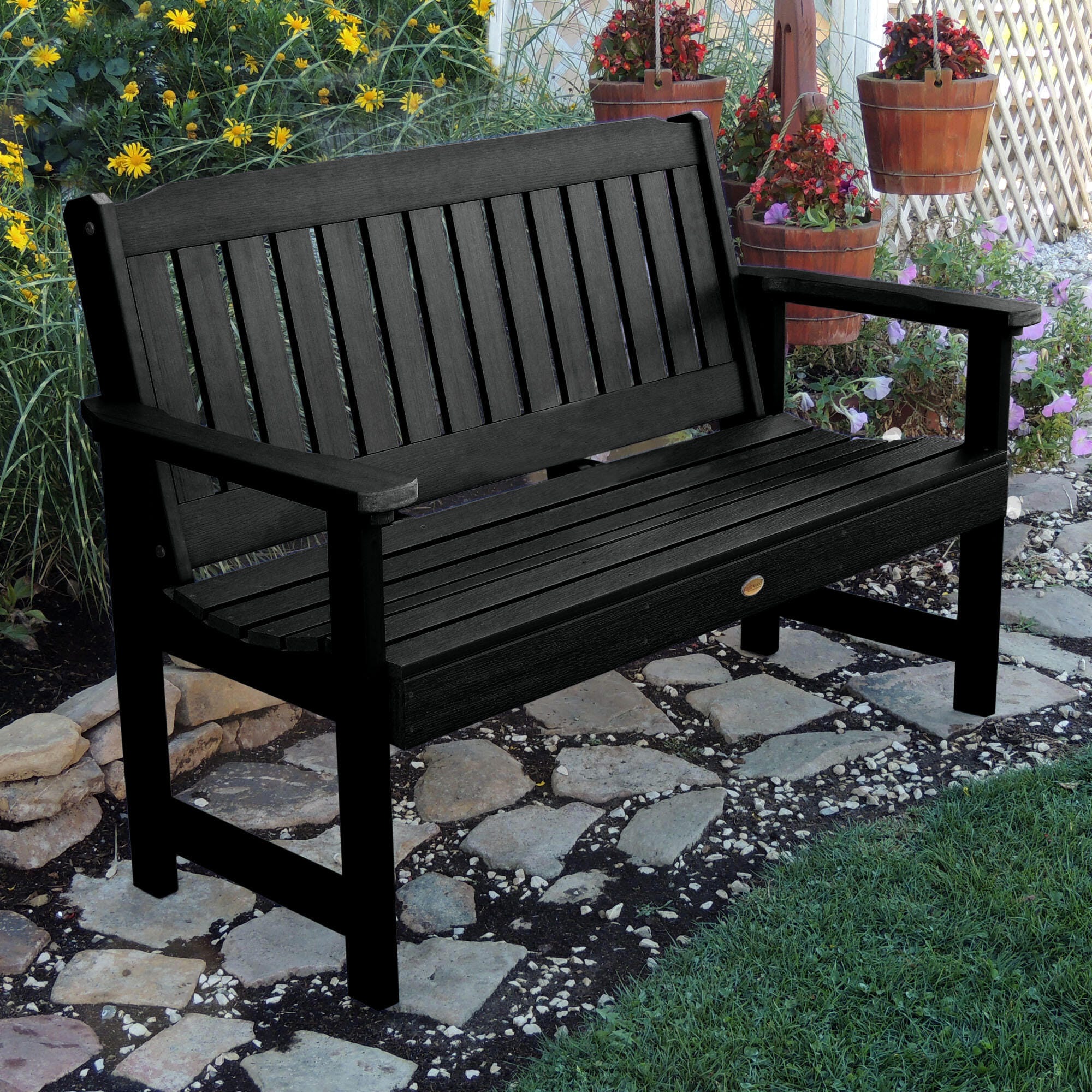 Click here for Highwood USA Lehigh 5-Foot Garden Bench  Black prices