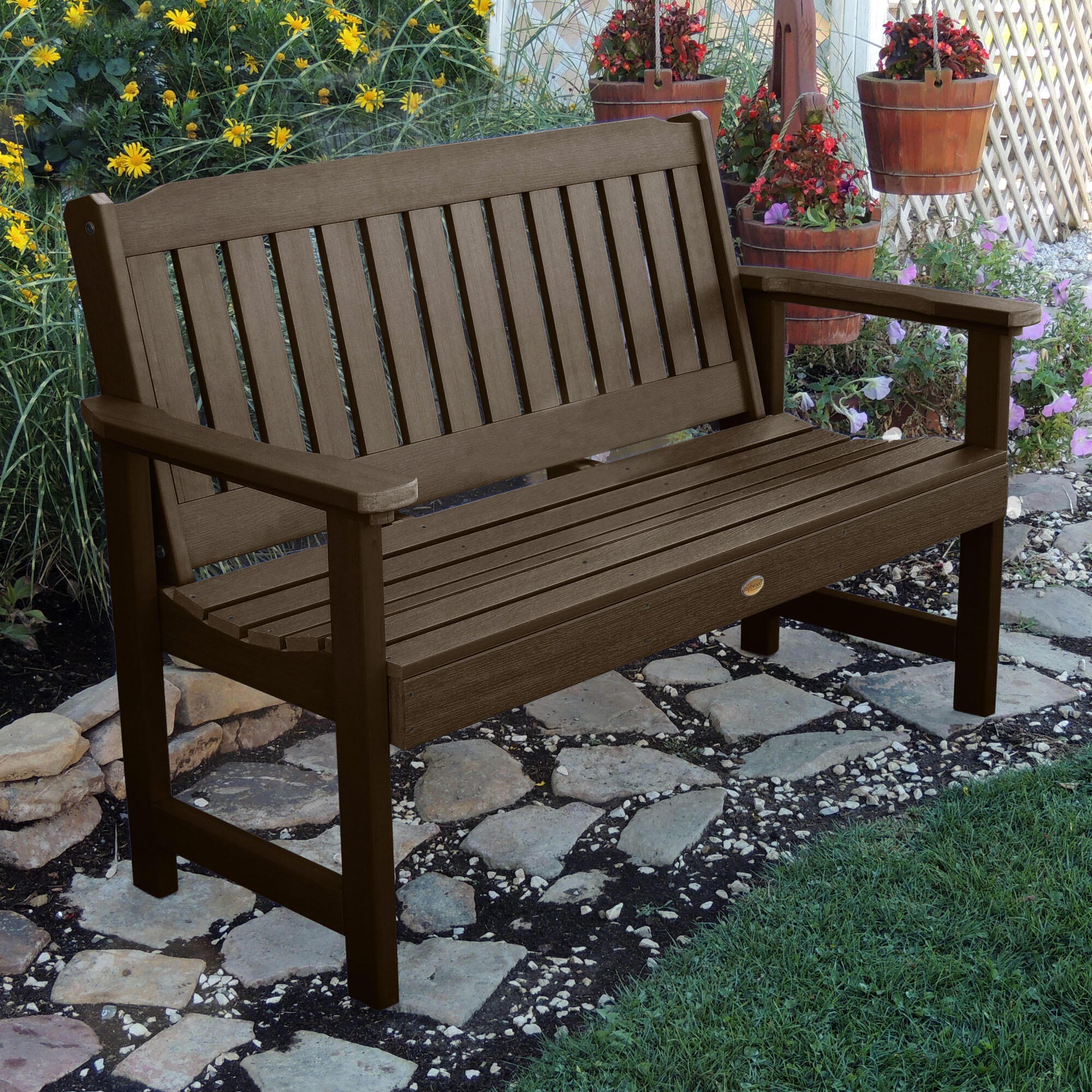 Click here for Highwood USA Lehigh 5-Foot Garden Bench  Weathered... prices