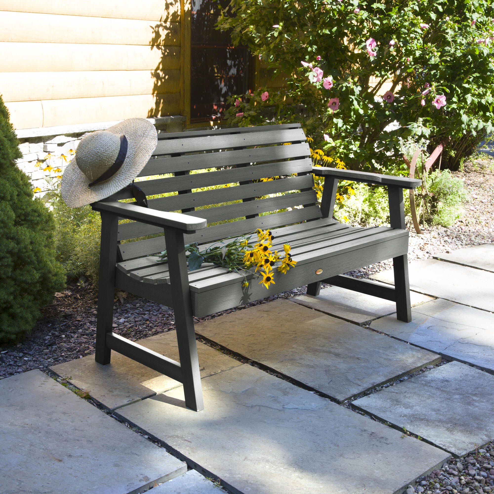 Click here for Highwood USA Weatherly 4-Foot Garden Bench  Coasta... prices