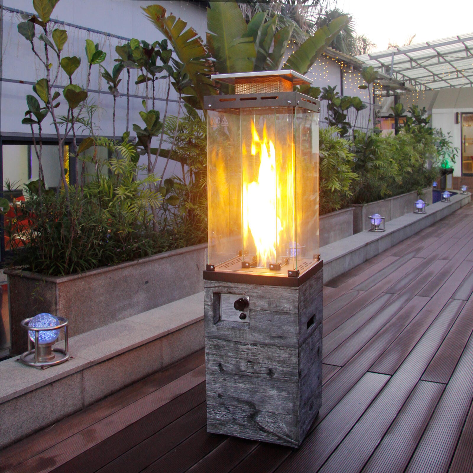 Click here for AFTERGLOW Outdoor Patio Heater  Dark Gray prices