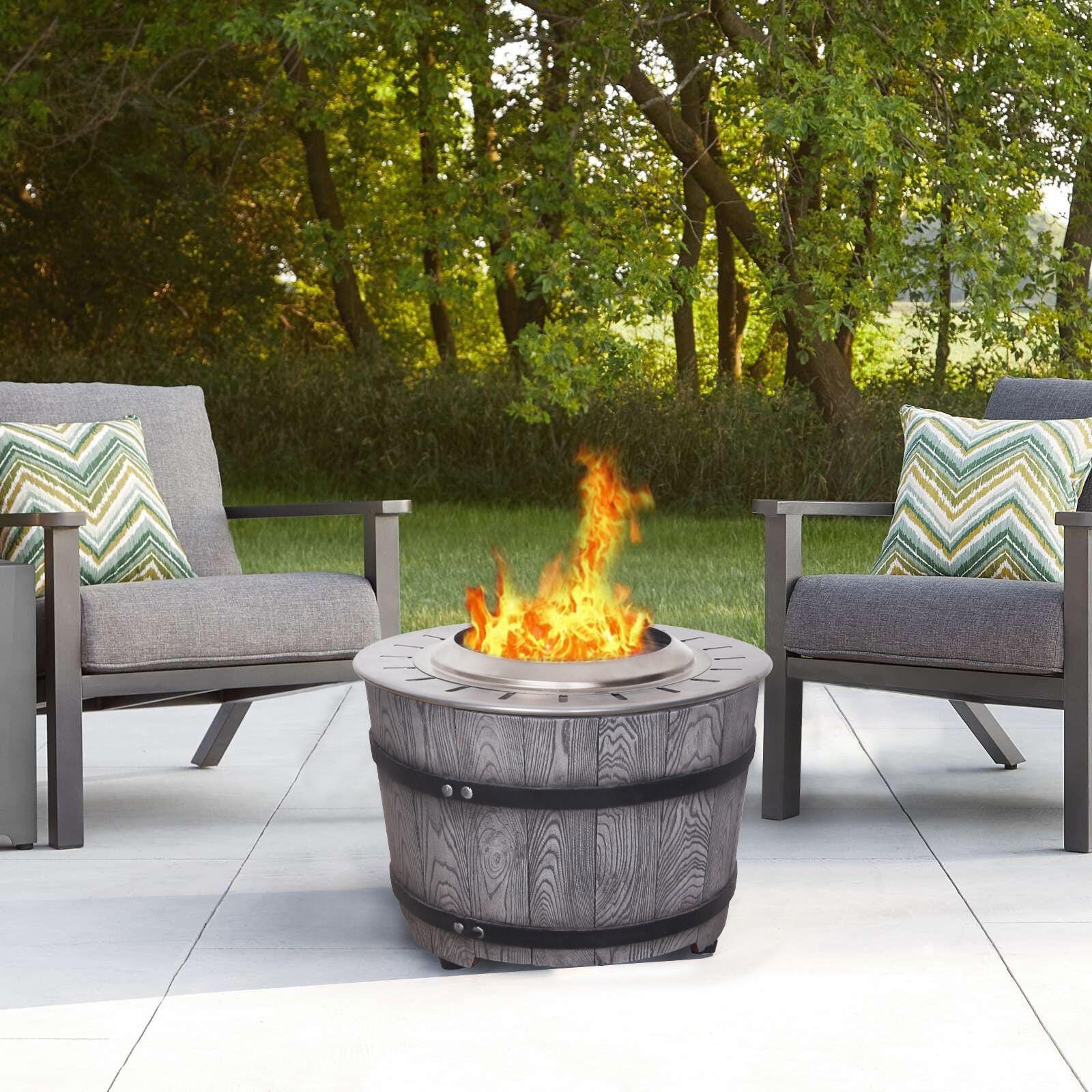 Click here for AFTERGLOW Outdoor Smokeless Firepit with Surround... prices