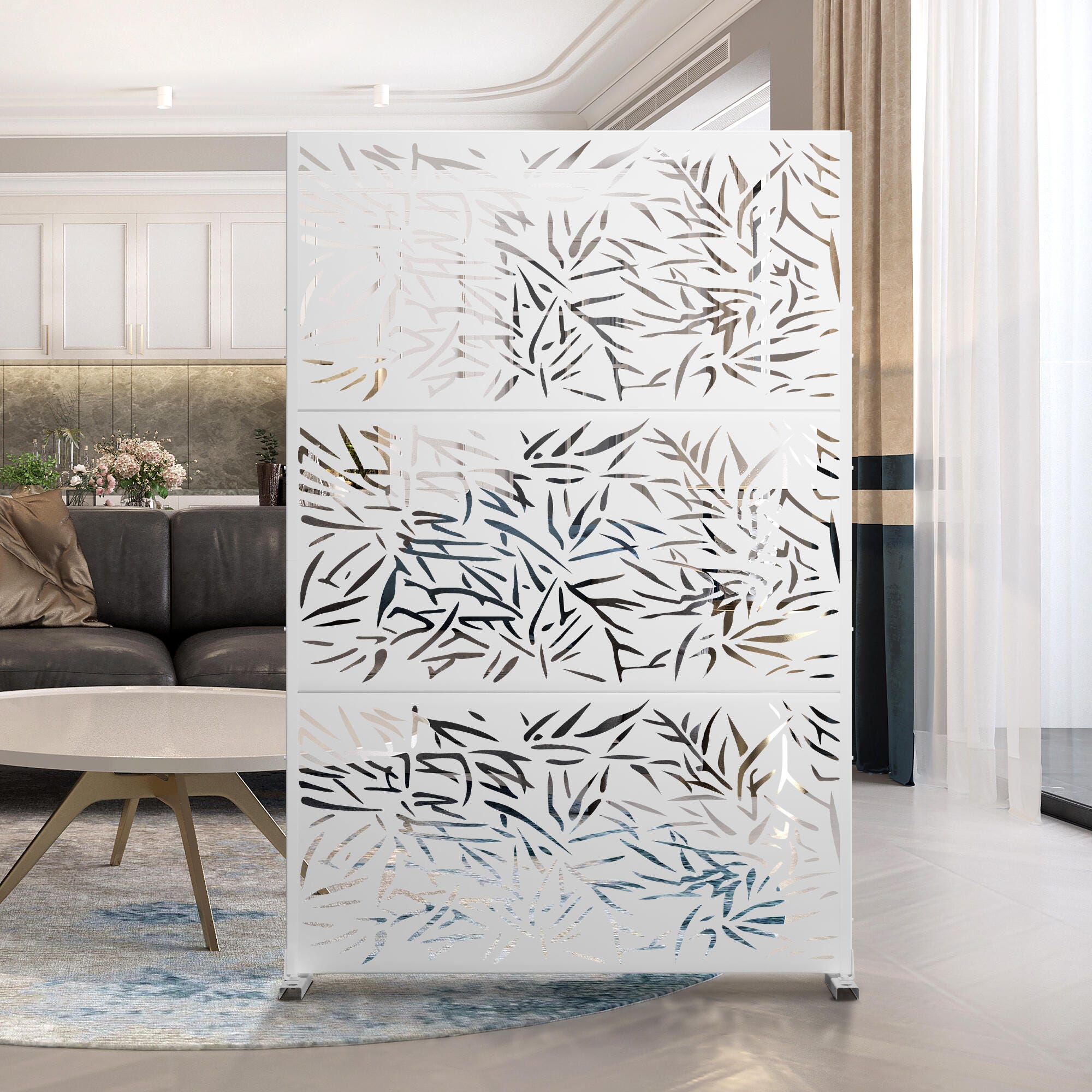 Click here for TranquilBreeze Bamboo Leaves Outdoor Privacy Scree... prices