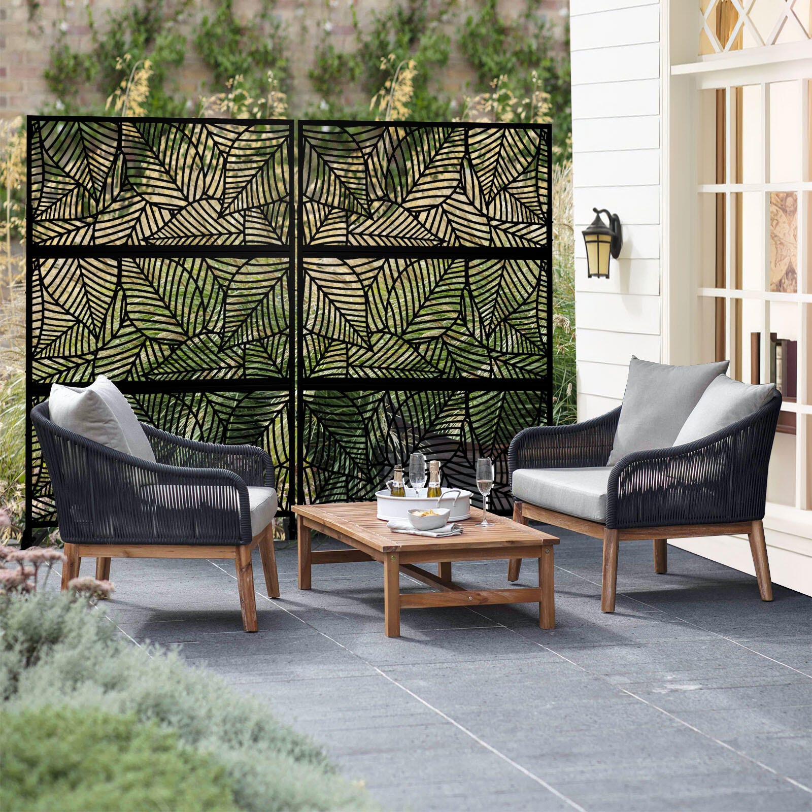 Click here for TranquilBreeze Leaves Outdoor Privacy Screen Garde... prices