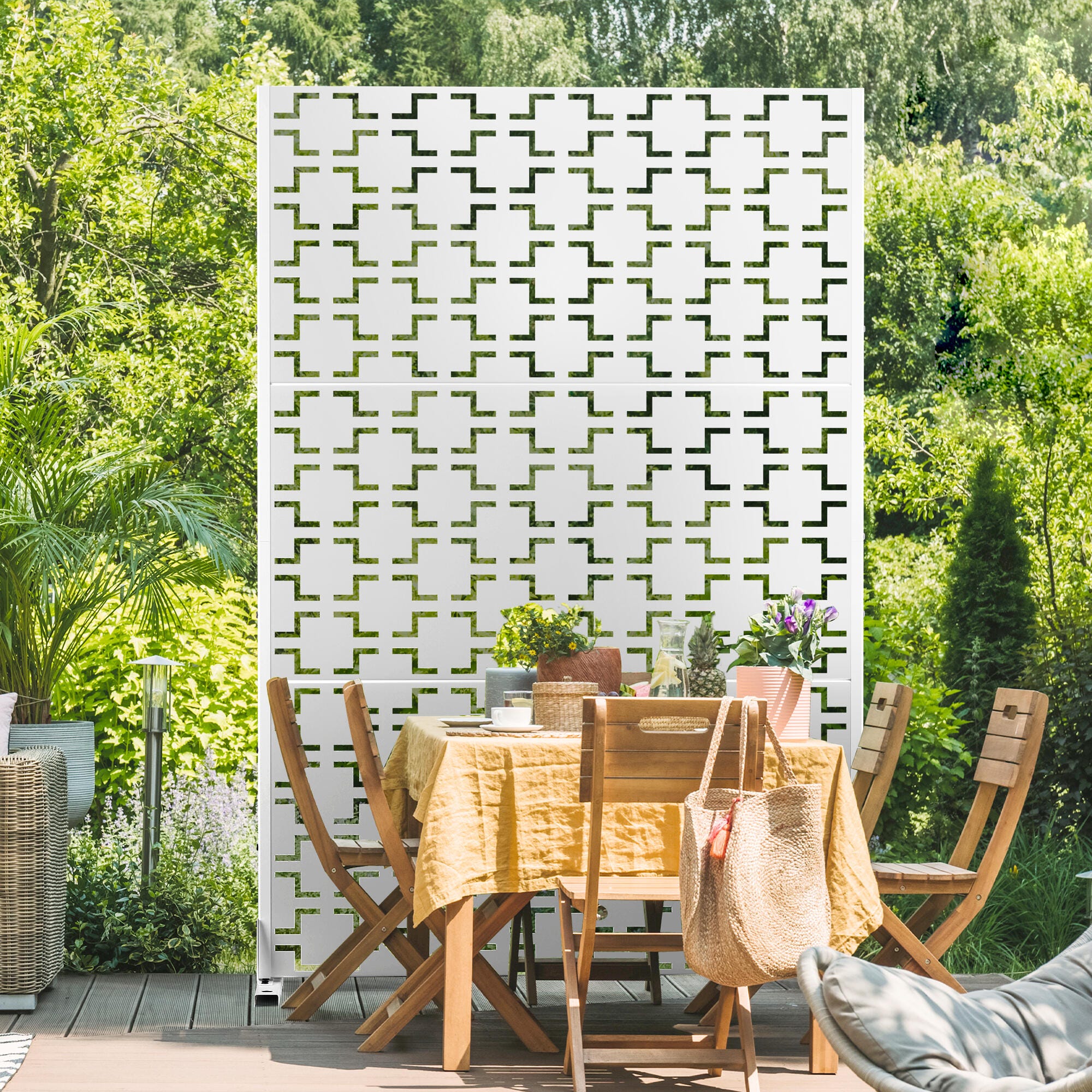Click here for TranquilBreeze Square Outdoor Privacy Screen Garde... prices